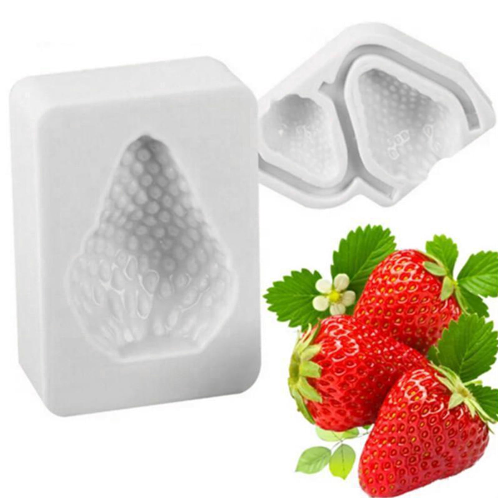 Sioweci Baking Mold Strawberry Shape Food Grade Easy Release DIY Cake ...