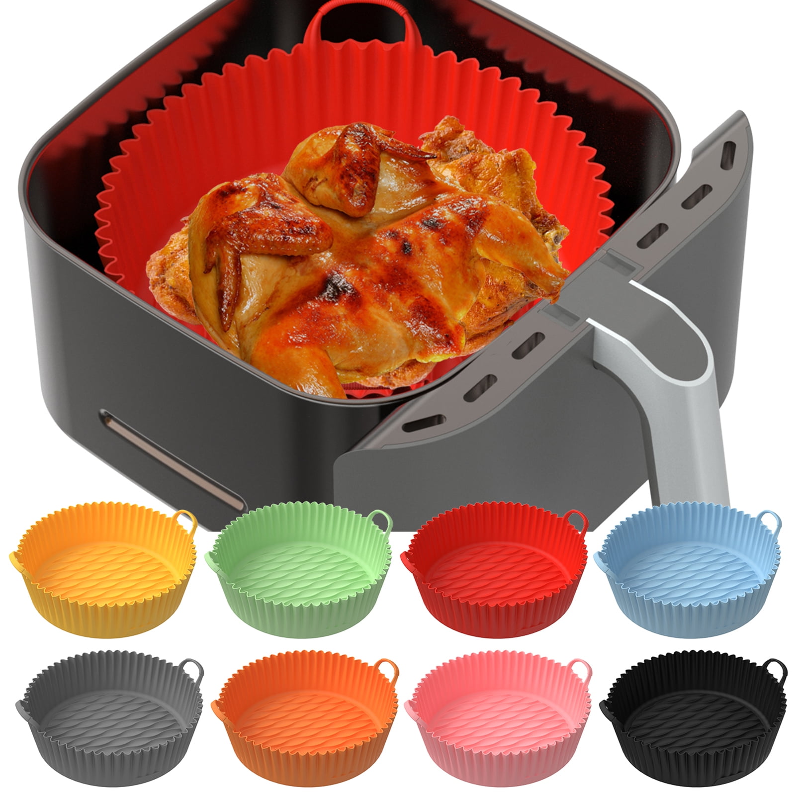 Sioweci Baking Pan Double Handle Food Grade Non-Stick Bakeware Silicone ...