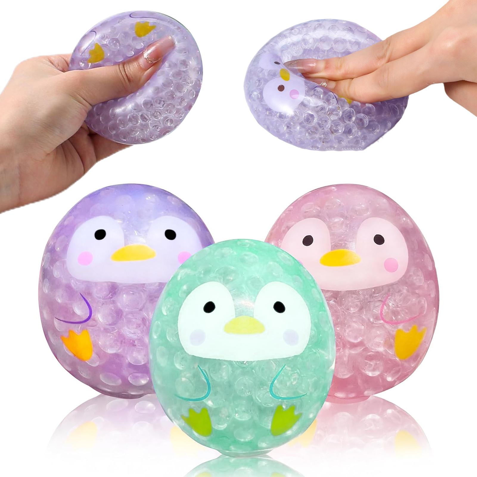 Sioweci Ball Squeeze Toy Soft TPR Quick Rebound Grape Ball Pinch Toys ...