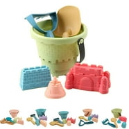 Play Day Jumbo Sandcastle Beach Bucket & Shovel Set, Assorted Shapes ...