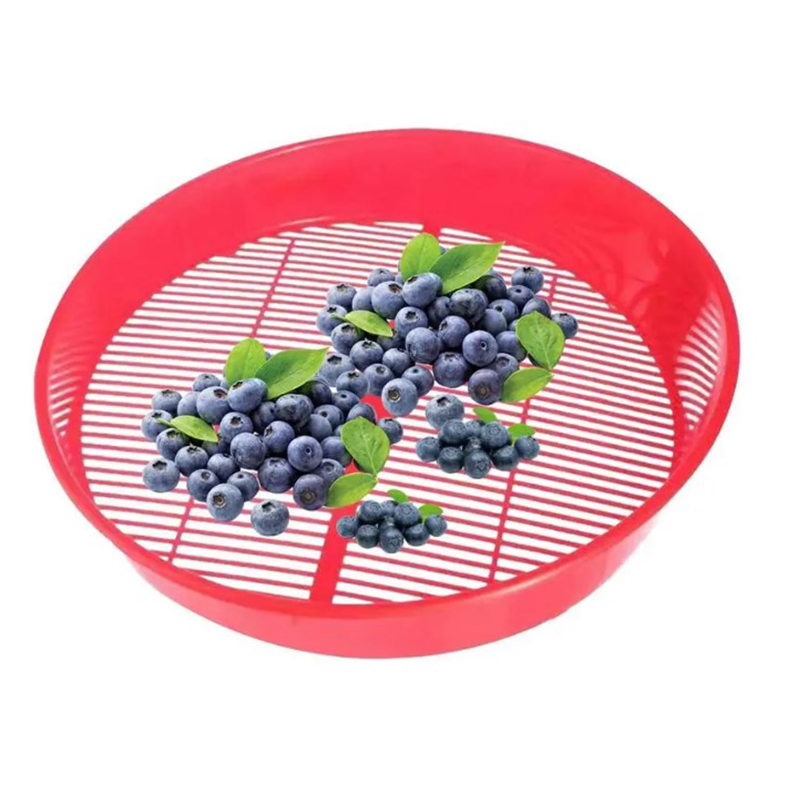 Sioweci Blueberry Food Sieve Colander Cleaning Tray Drain Berry ...