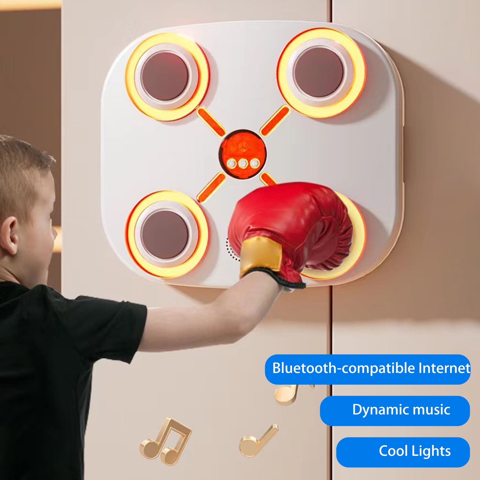 Sioweci Bluetooth-compatible Music Boxing Target Toy for Kids Wall ...