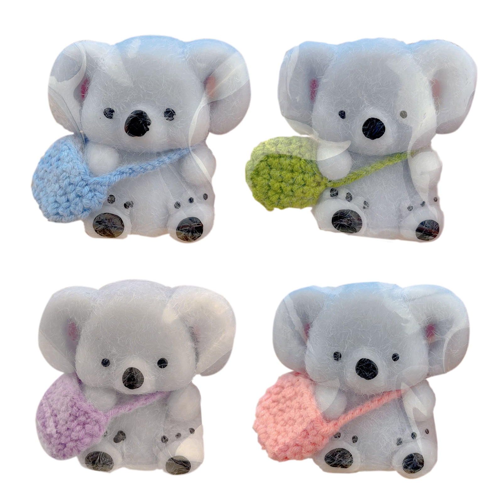 Sioweci Cartoon Koala Squeeze Toy Handmade Stress Relief Sitting Koala ...