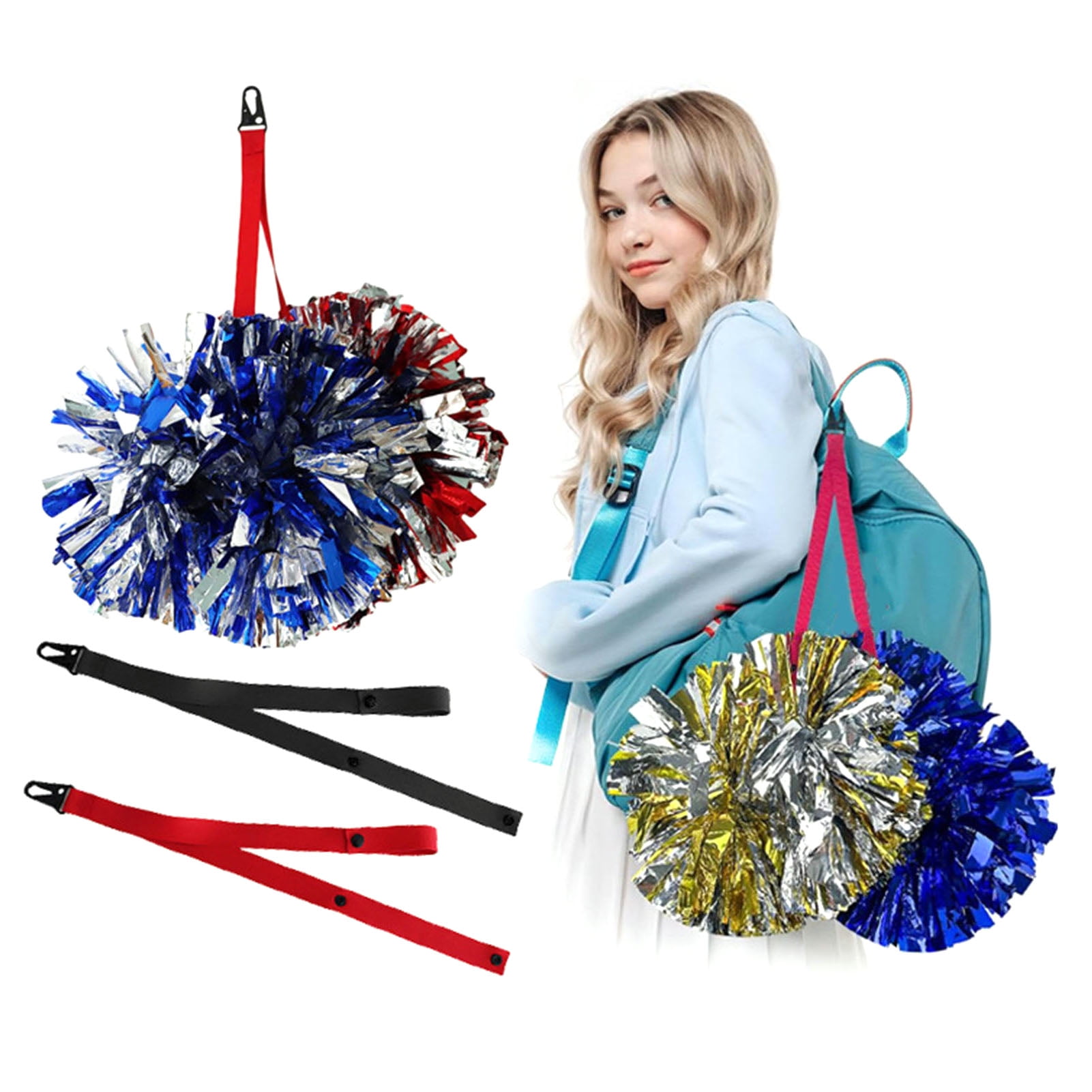 Sioweci Cheer Bow Holder Pom Holder Portable Cheerleading Accessories ...