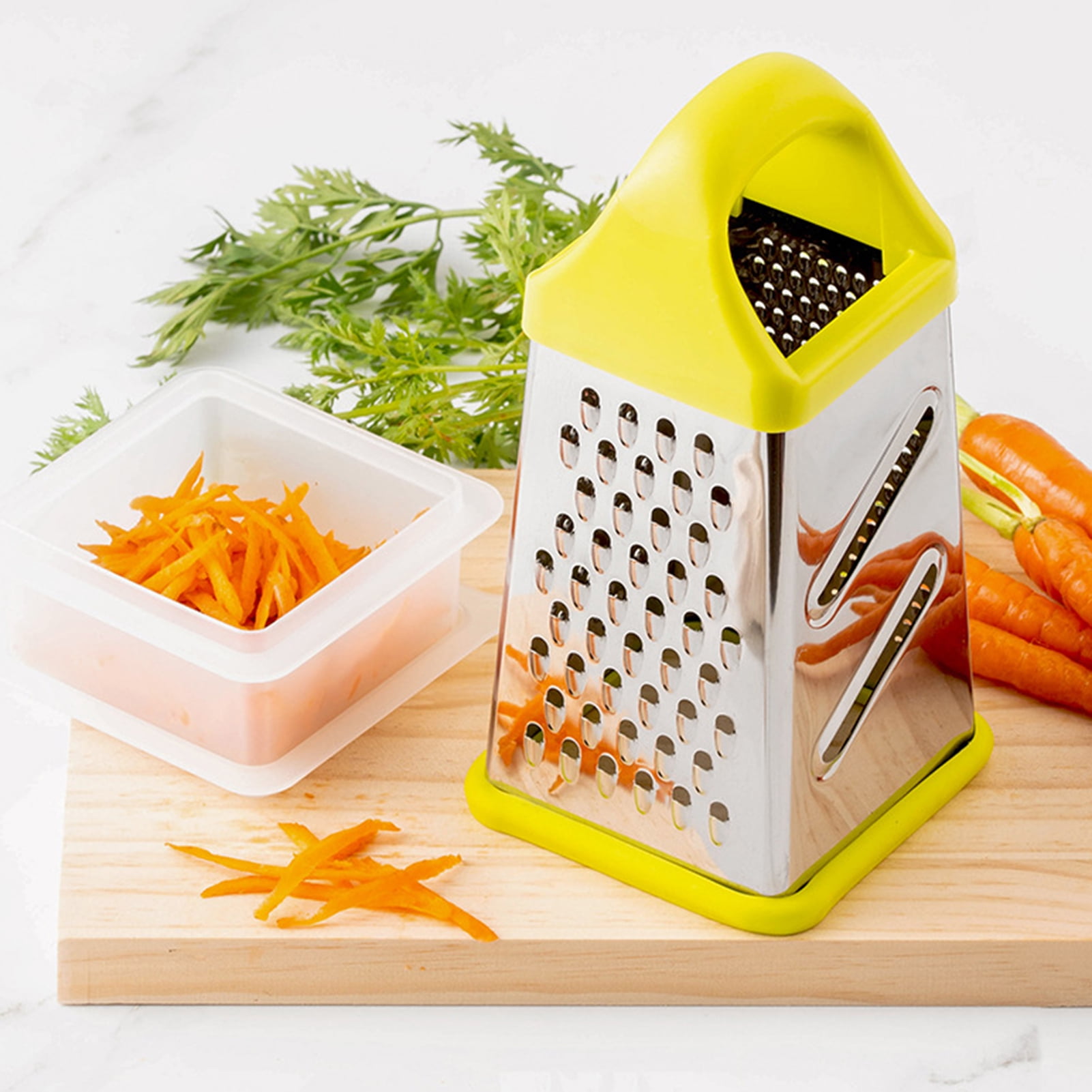 Sioweci Cheese Grater with Container Stainless Steel Box Grater for ...