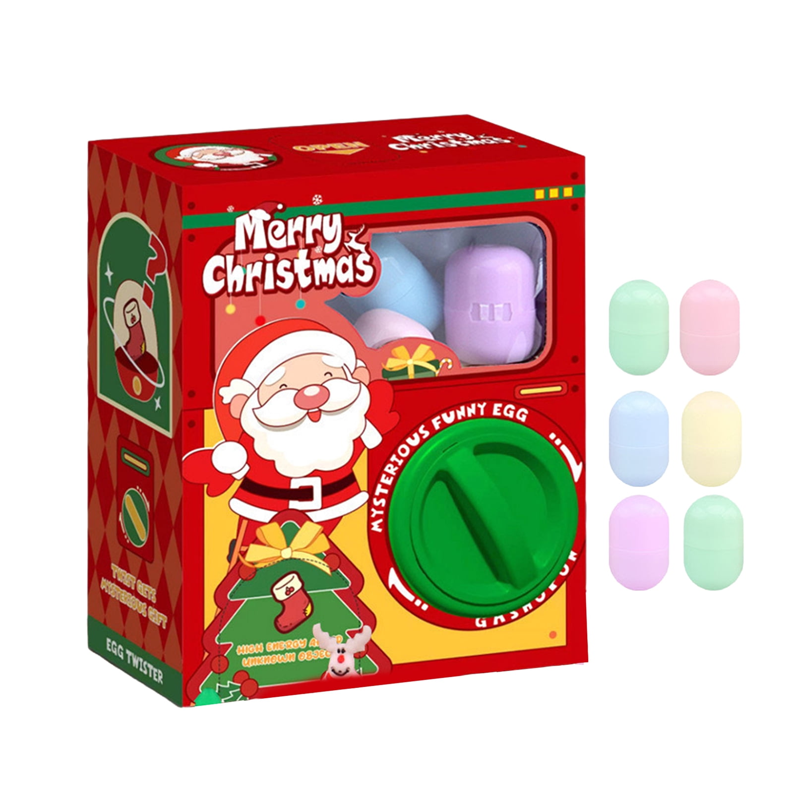 Sioweci Christmas Claw Machine Set for Kids Creative Egg Grabber Toy ...