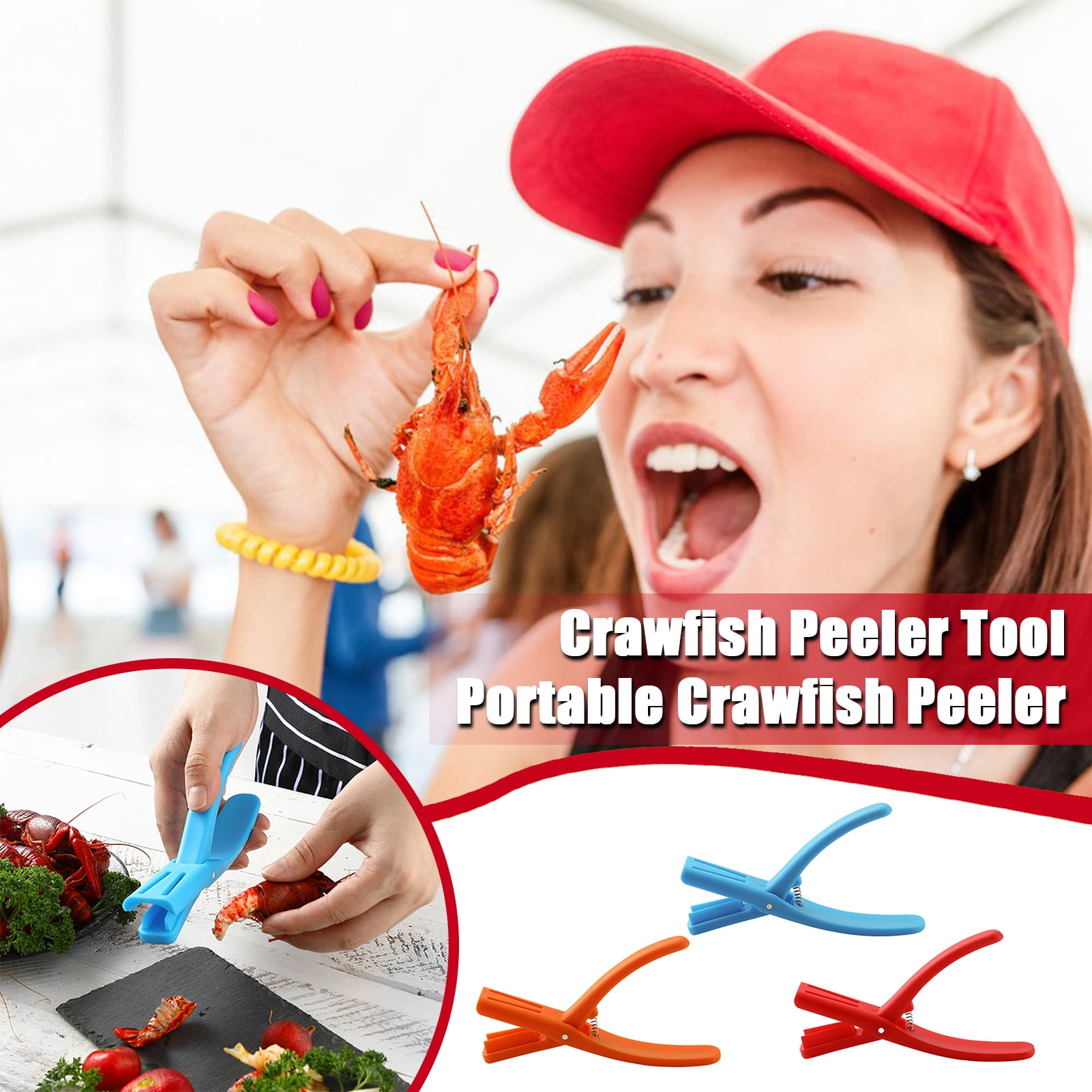 Sioweci Crawfish Peeler Ergonomic Handle Food Grade Plastic Lobster ...