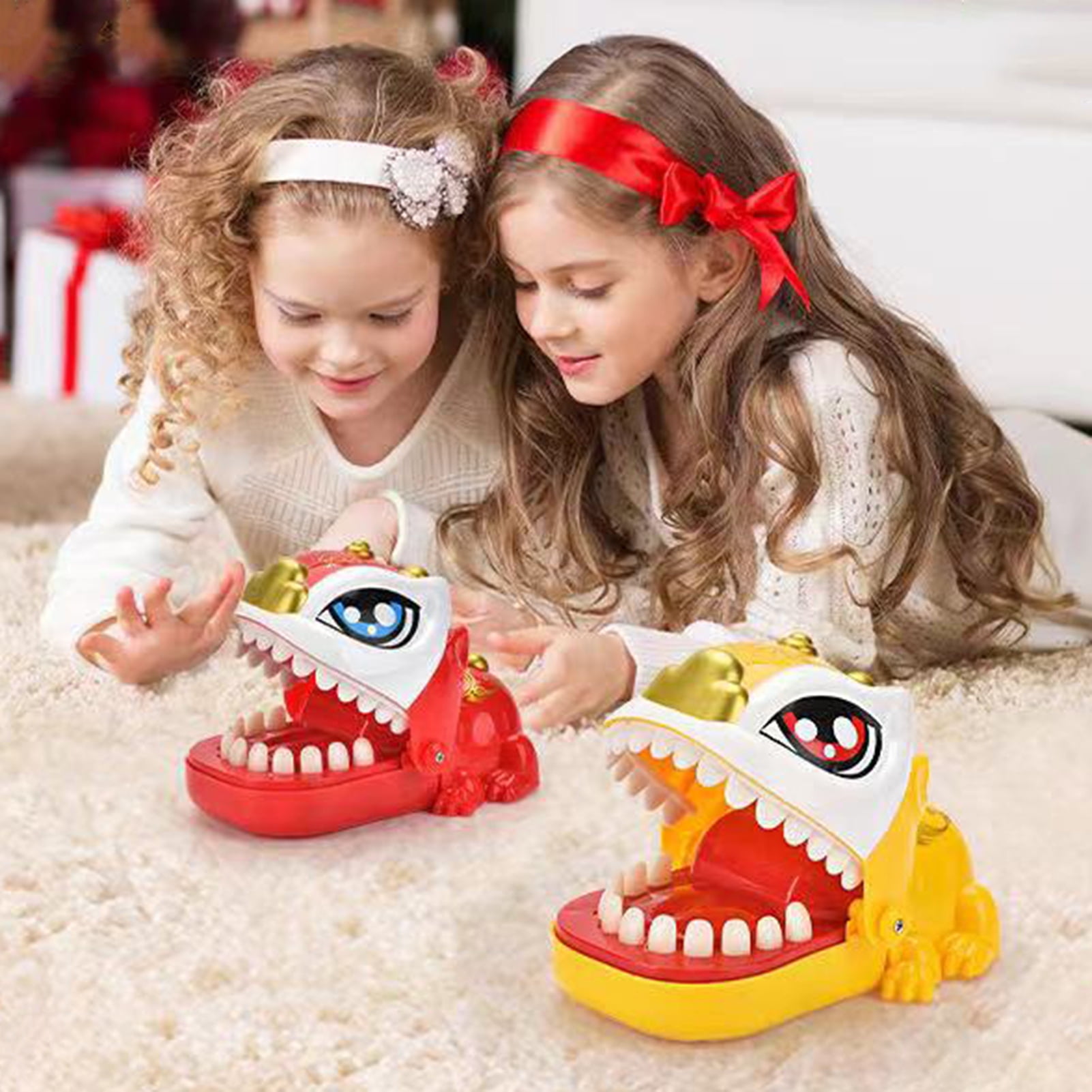 Sioweci Dancing Lion Teeth Toy Tooth Press Teeth And Bite Finger ...