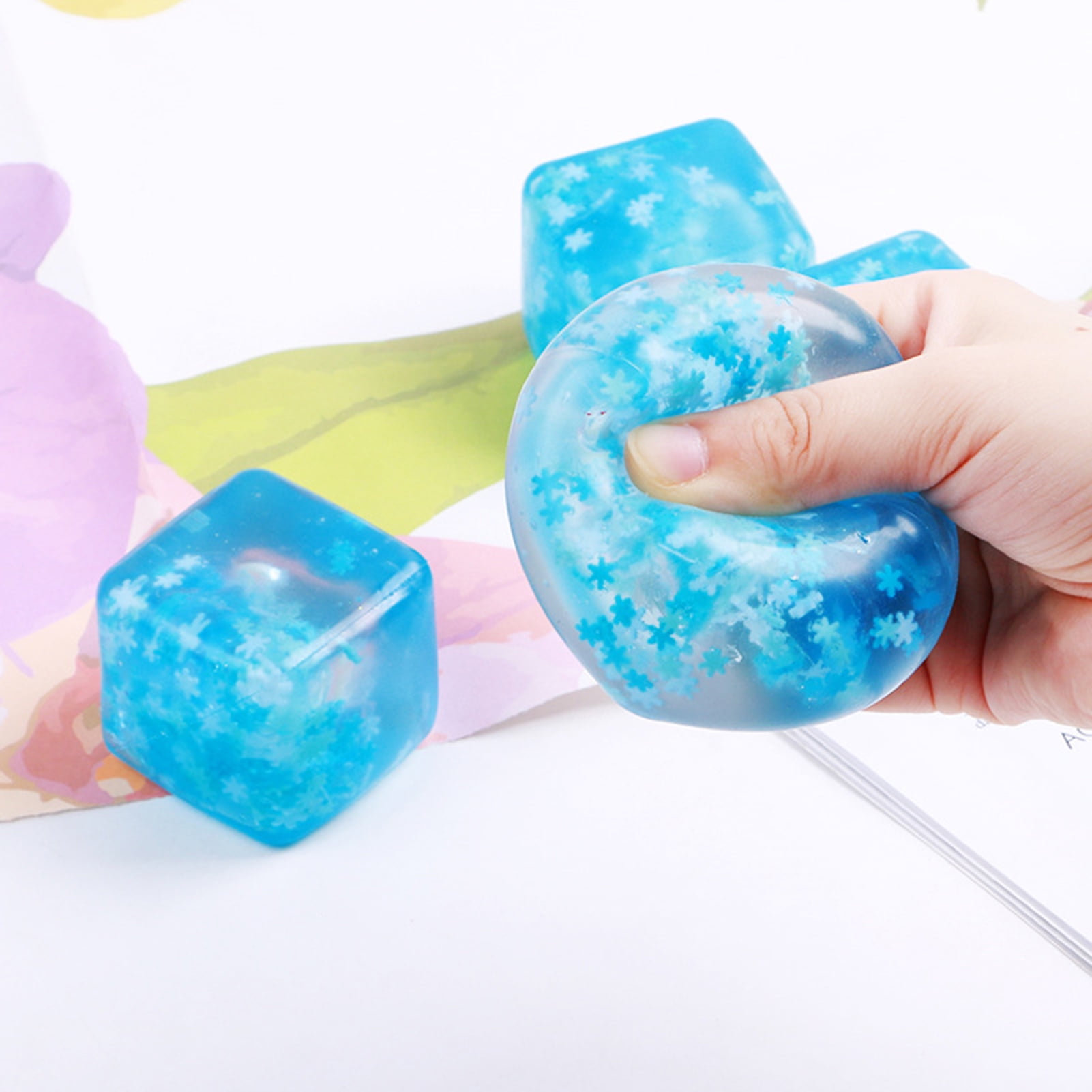 Sioweci Decompression Toy Pinch Toy Slow Rebound Safety Material Ice ...