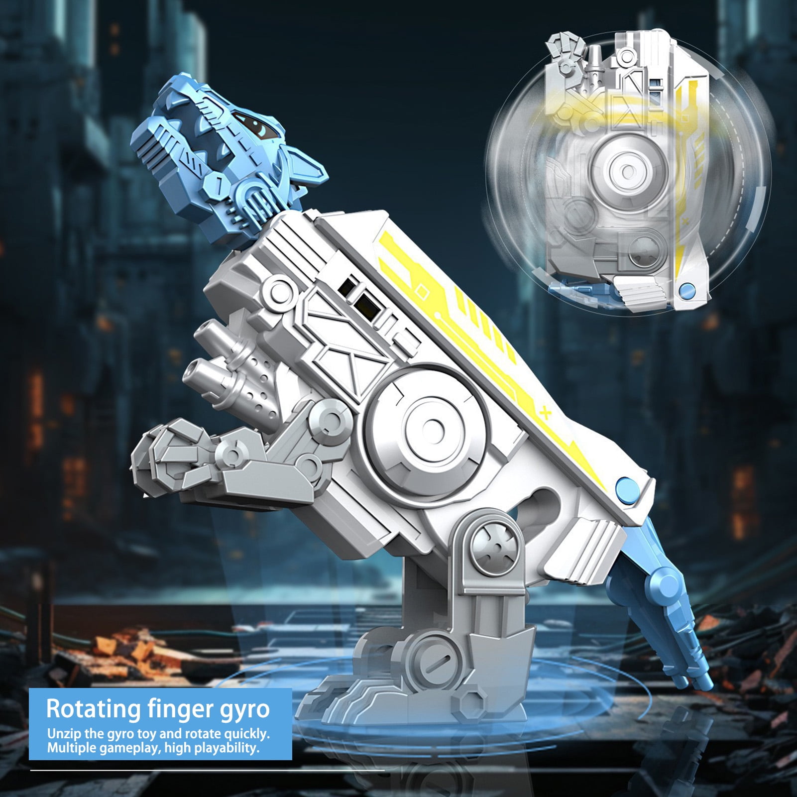 Sioweci Deformation Animal Spinner Fidget Toy Portable Stress Relief ...