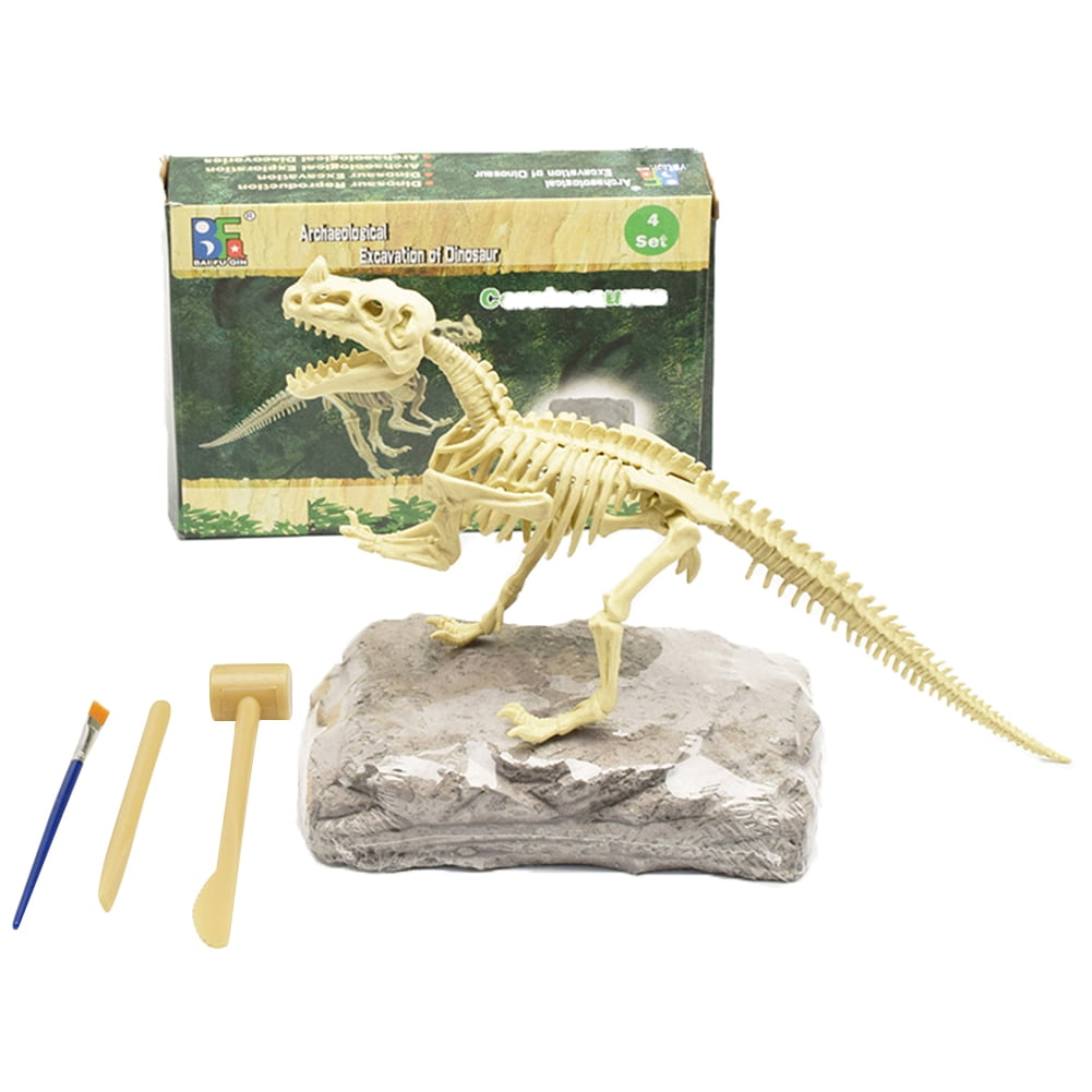 Sioweci Dinosaur Fossil Skeleton Excavation Dig up Kit DIY Assembly ...