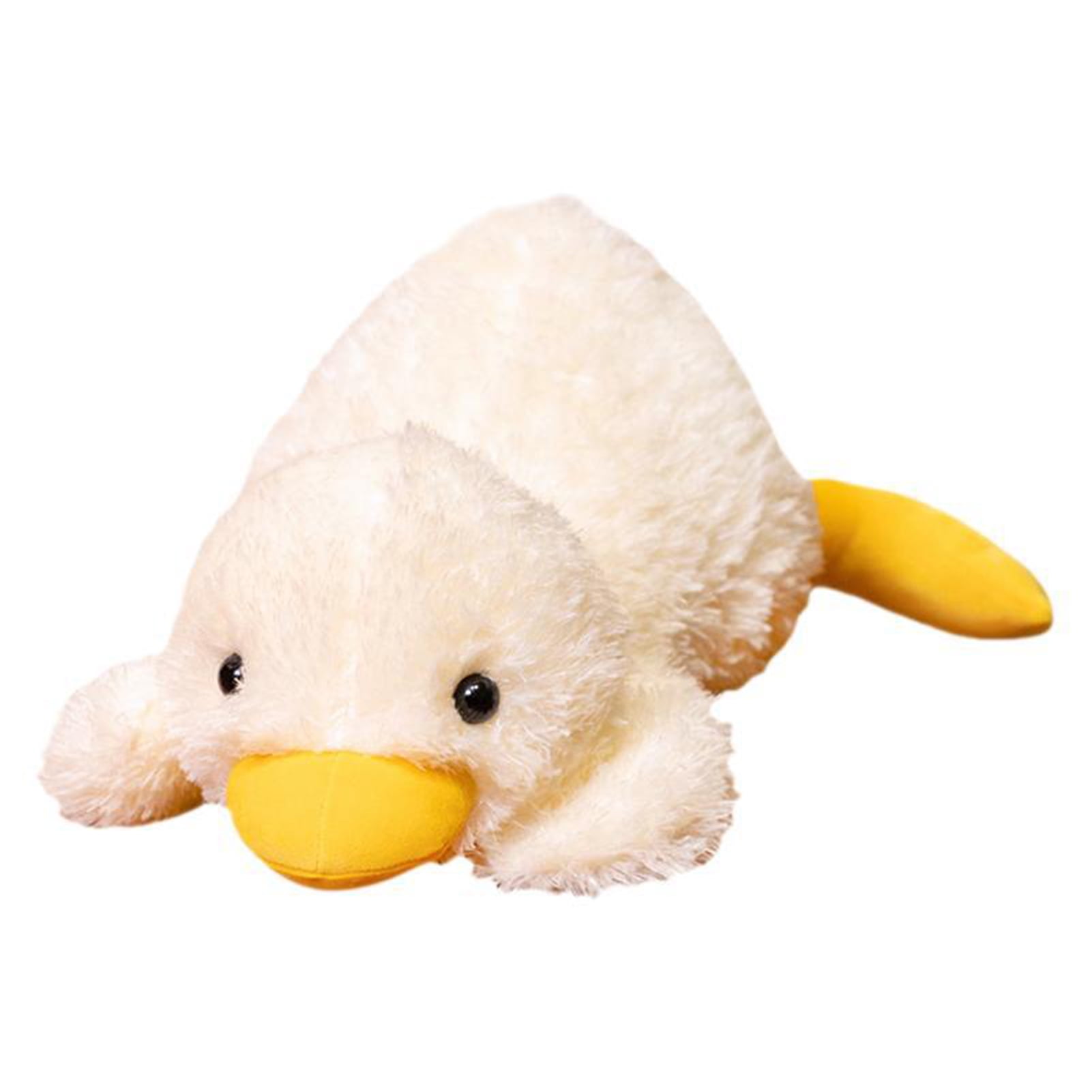 Sioweci Duck Plush Doll Stuffed Animal Soft White Duck Plush Pillows Kawaii Hugging Duck Plushie ...