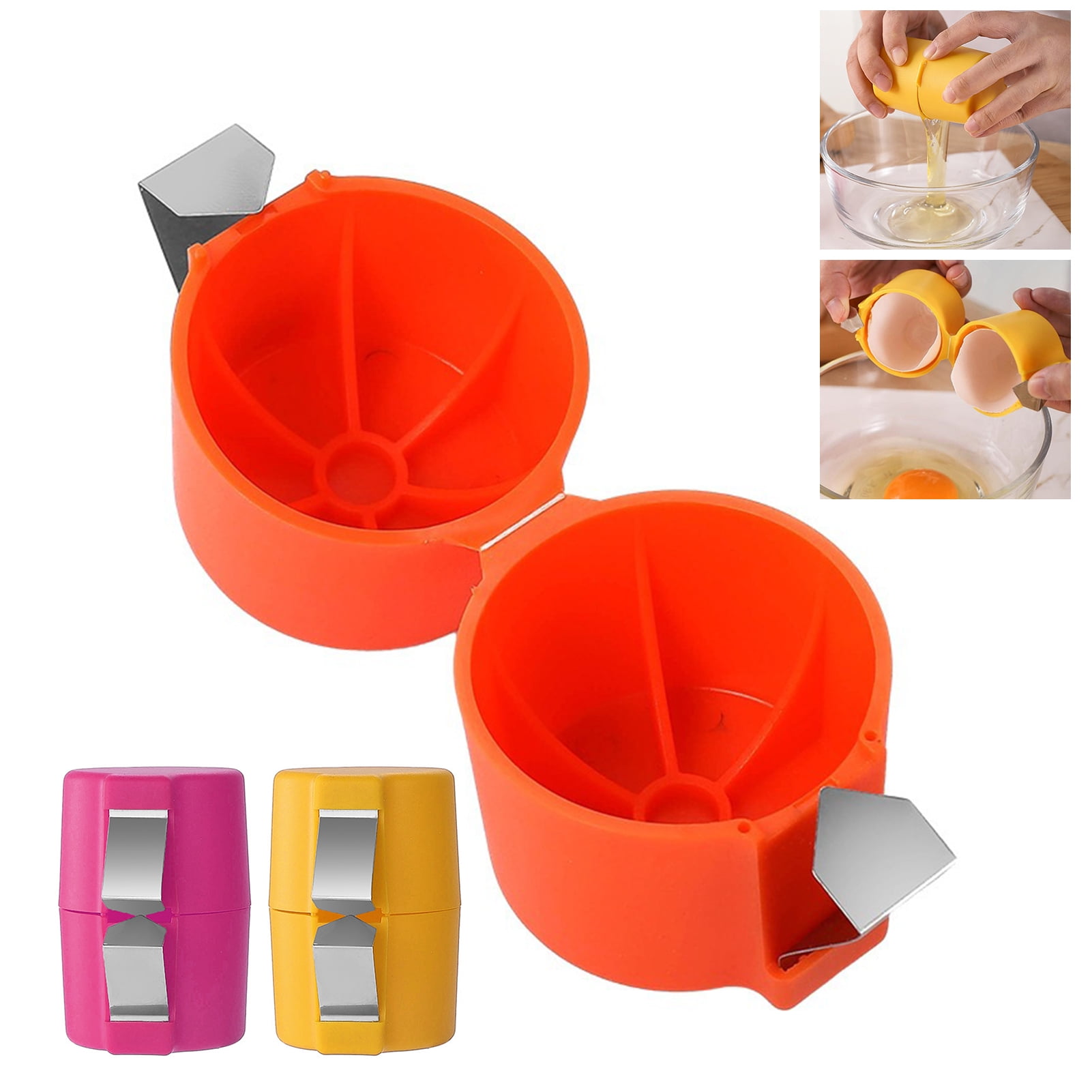Sioweci Egg Opener Cracker Separator Tool Handheld Eggshell Breaker ...
