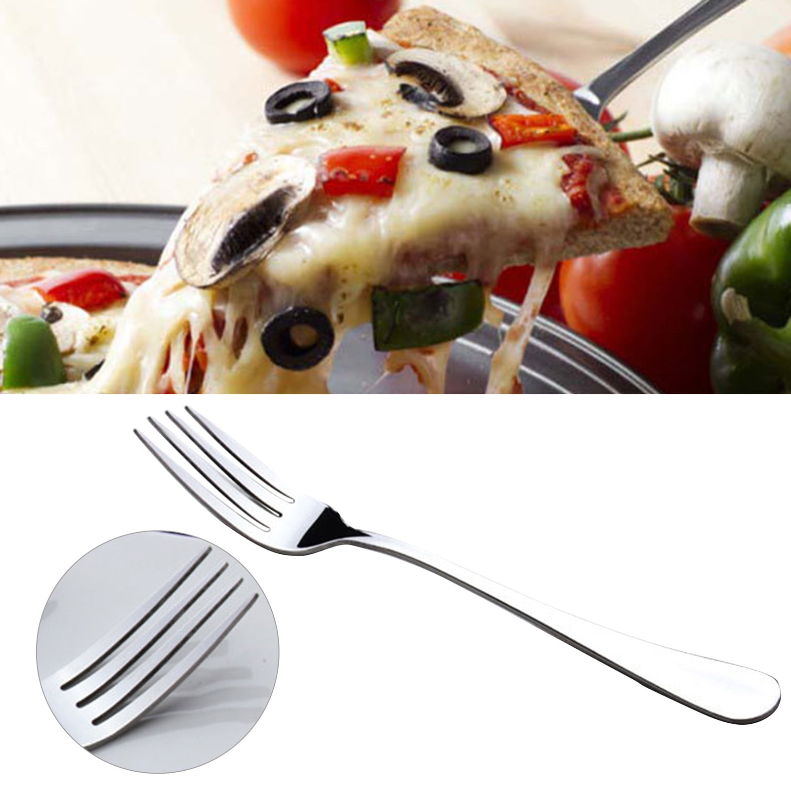 Sioweci Ergonomic Multi-use Dinner Fork Stainless Steel Stable Rust ...