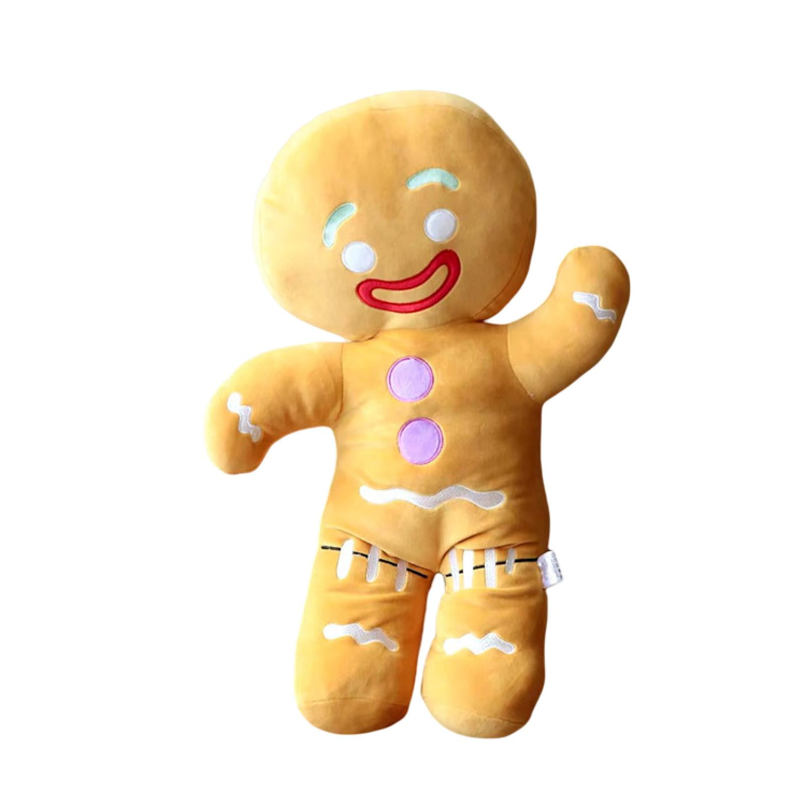 Sioweci Gingerbread Man Doll PP Cotton Lovely Doll Plushies Soft ...