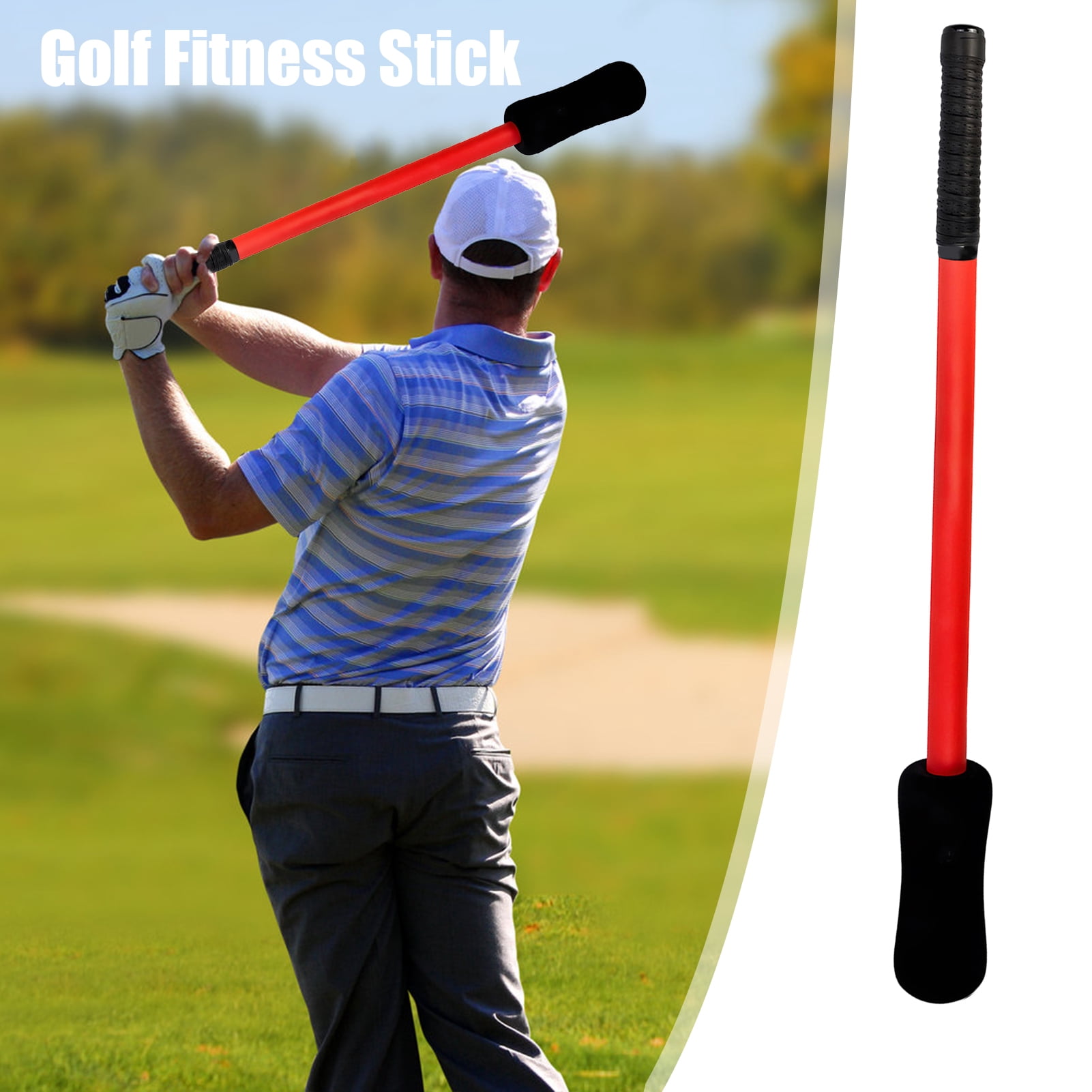Sioweci Golf Grip Swing Training Aid Warm Up Stick Golf Club Tempo ...