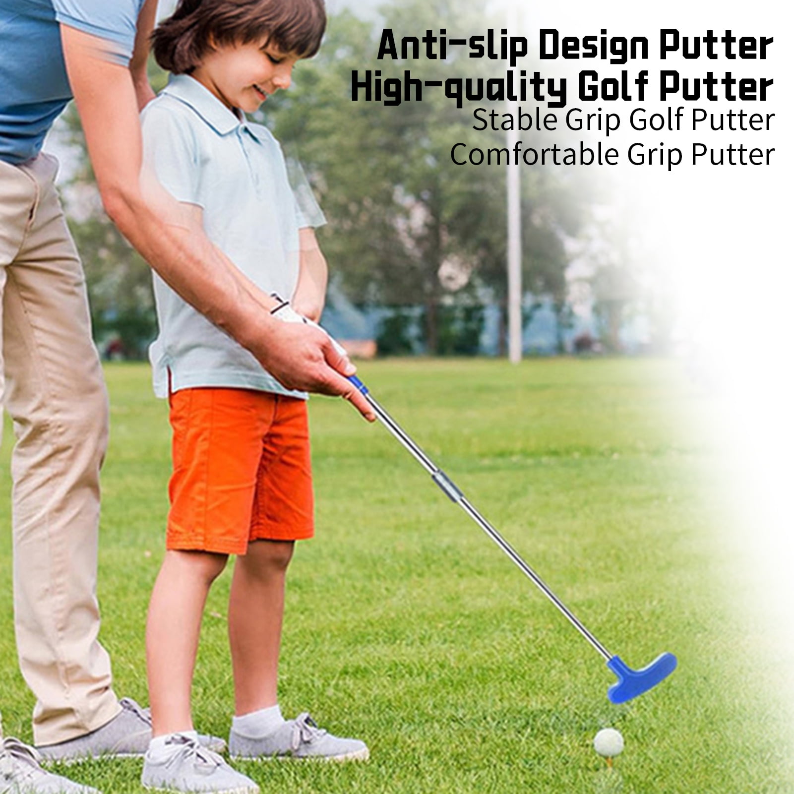 Sioweci Golf Putter Two-Way Kids Putter Mini Golf Putter Adjustable ...