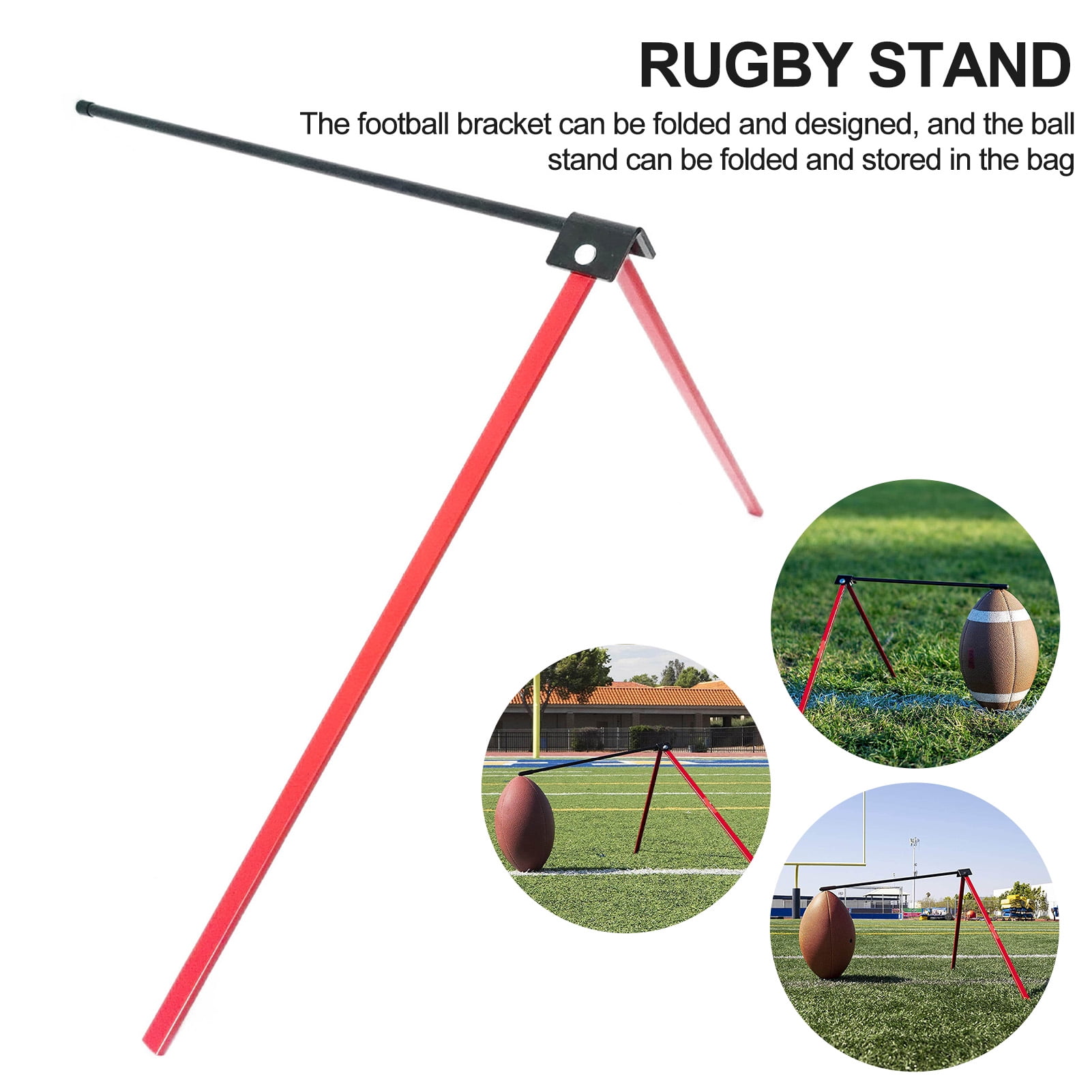 Sioweci Iron Rugby Rack for Precise Kicking Stable Portable Field Goal ...