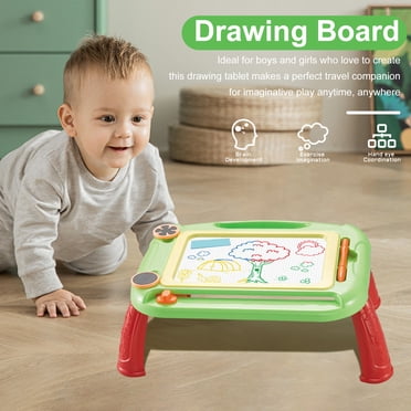 Crayola Sit N Draw Travel Table includes Magnetic Doodle and Chalkboard ...