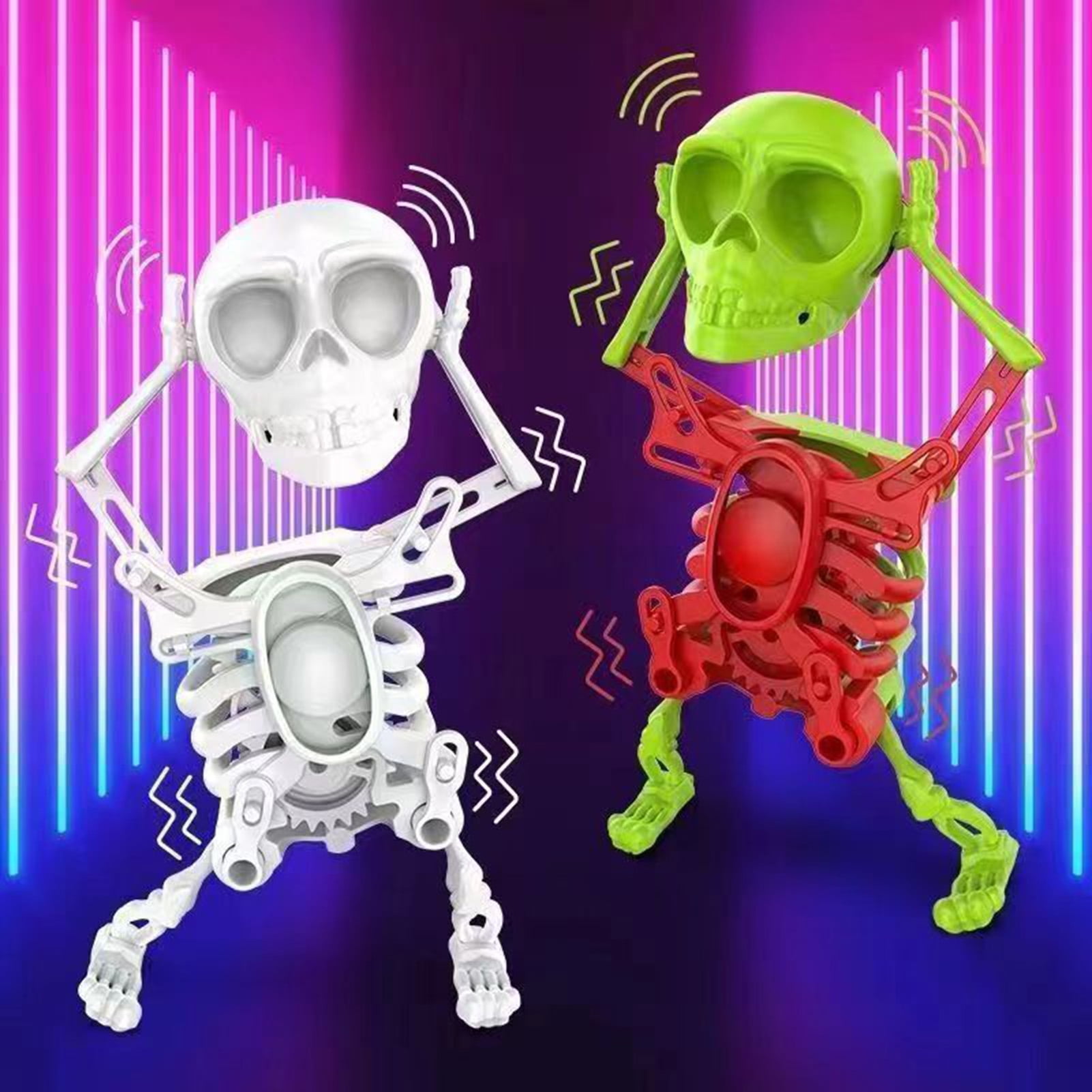 Sioweci Kids Wind-up Dancing Skeleton Toy No Need Battery 3D Print ...