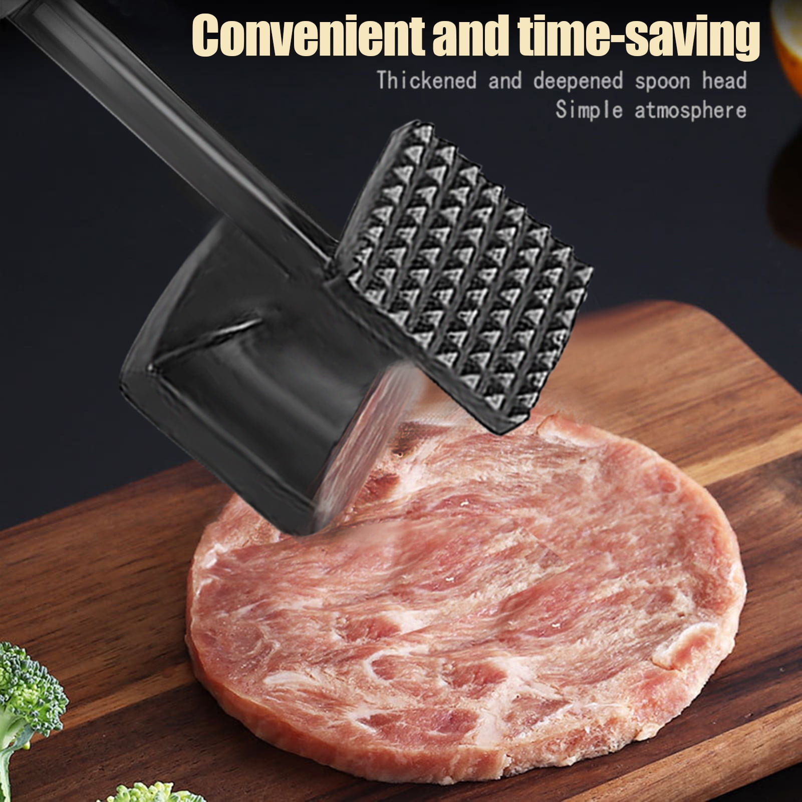 Sioweci Meat Hammer Dual-Sided Meat Tenderizer Hammer Heavy Duty ...