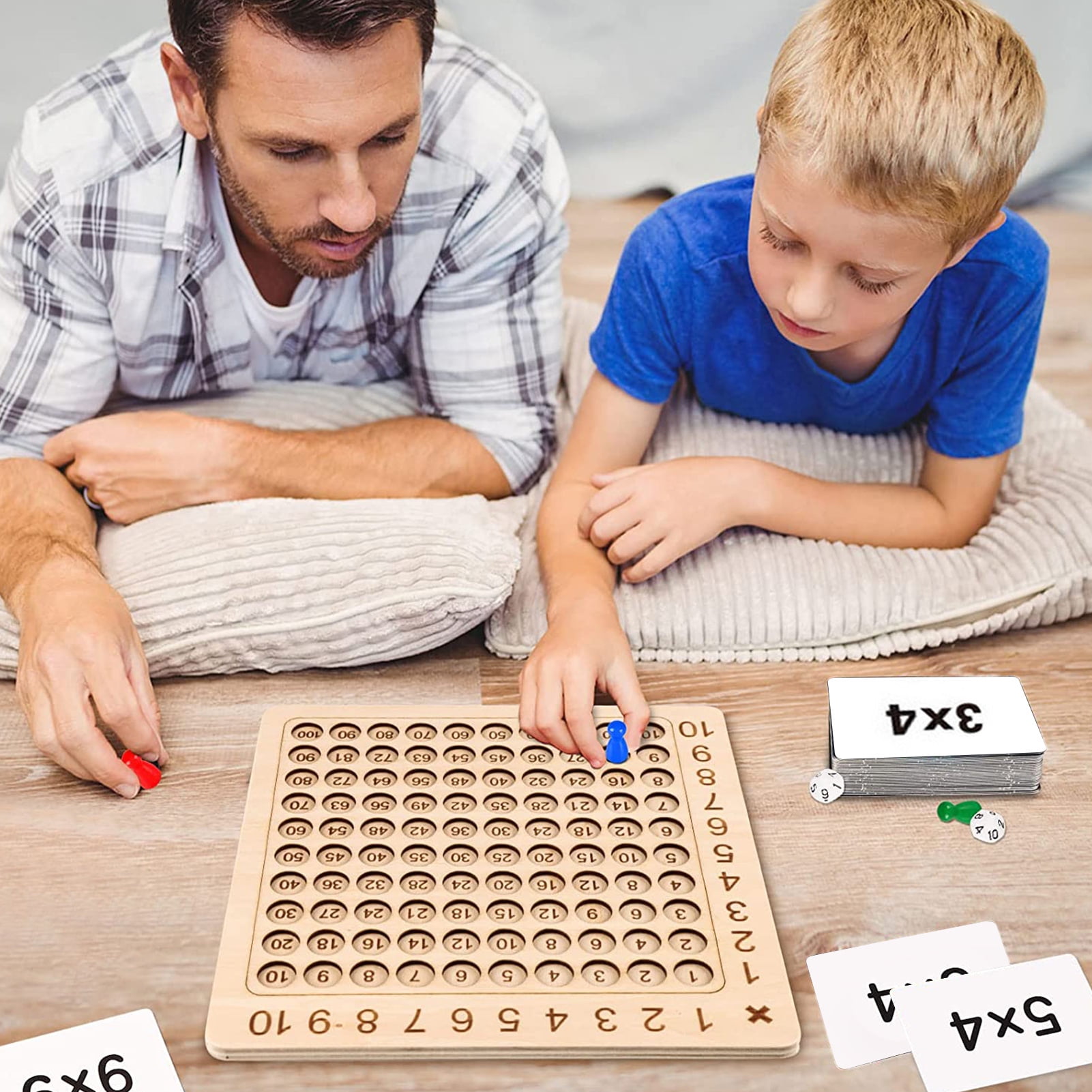 Sioweci Montessori Toy Math Games Multiplication Addition Board Game ...