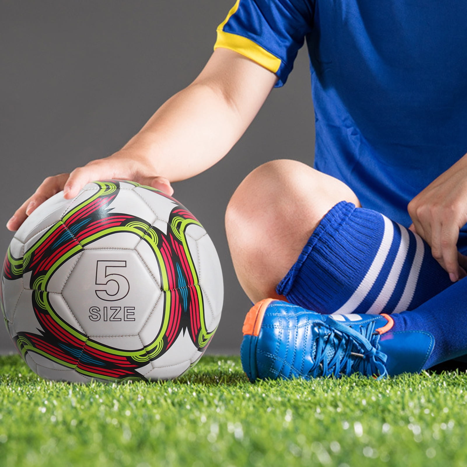 Sioweci Outdoor Sports Foot Ball for Kids Students Size 3/5 Official ...