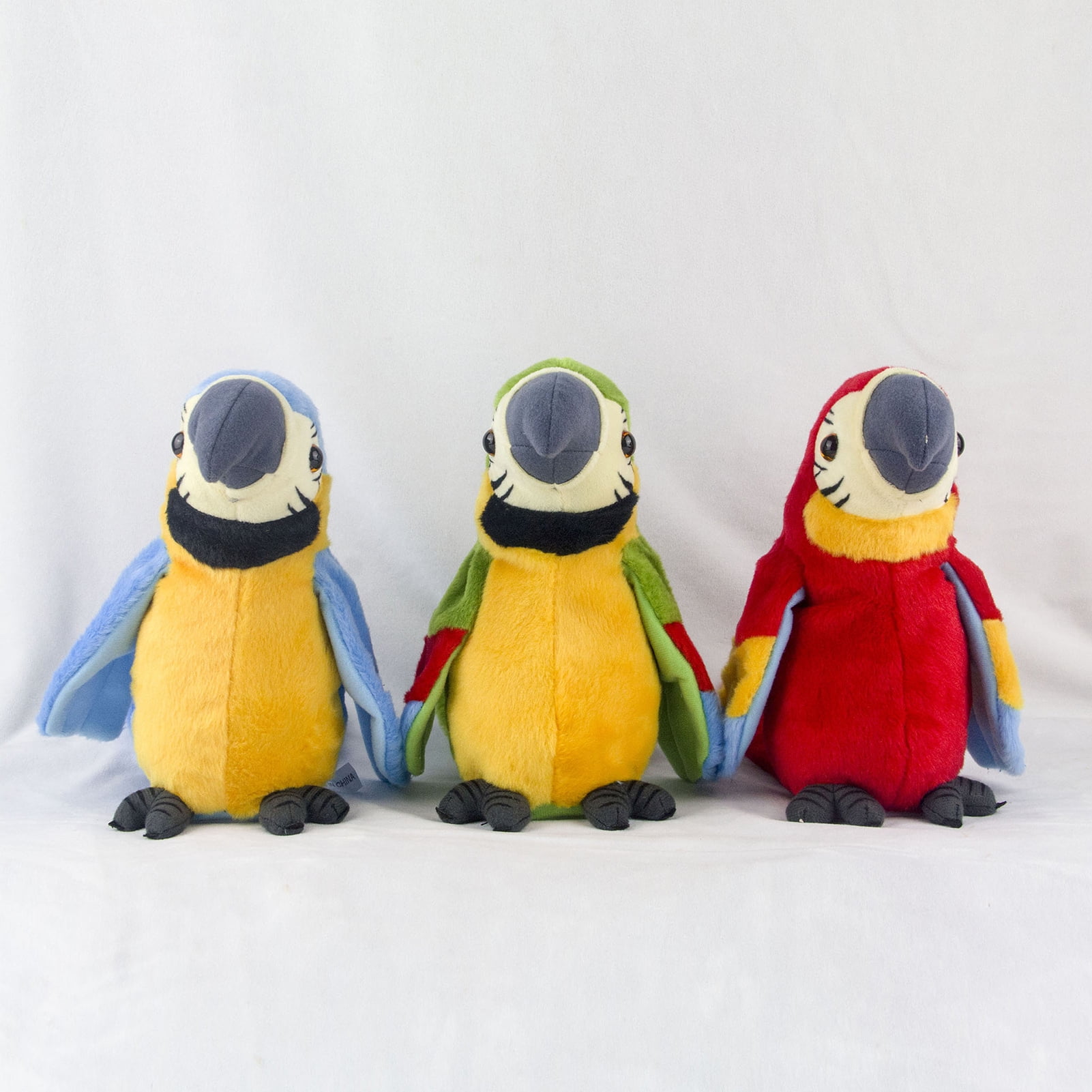 Sioweci Parrot Doll Interactive Electric Doll Toy Sound Recording ...