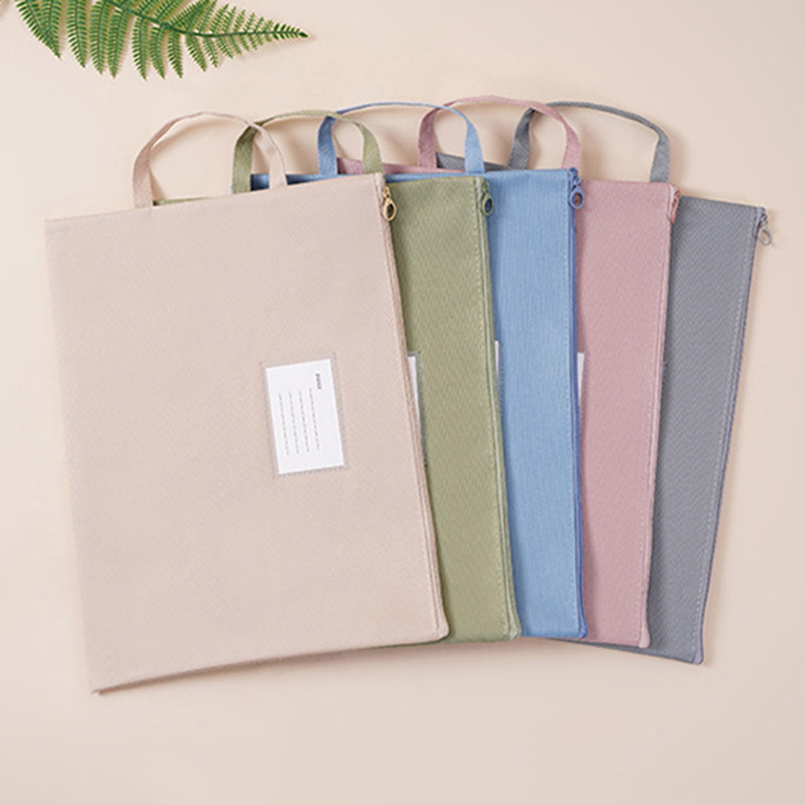 Sioweci Portable File Holder with Lanyard Zipper Closure Waterproof ...