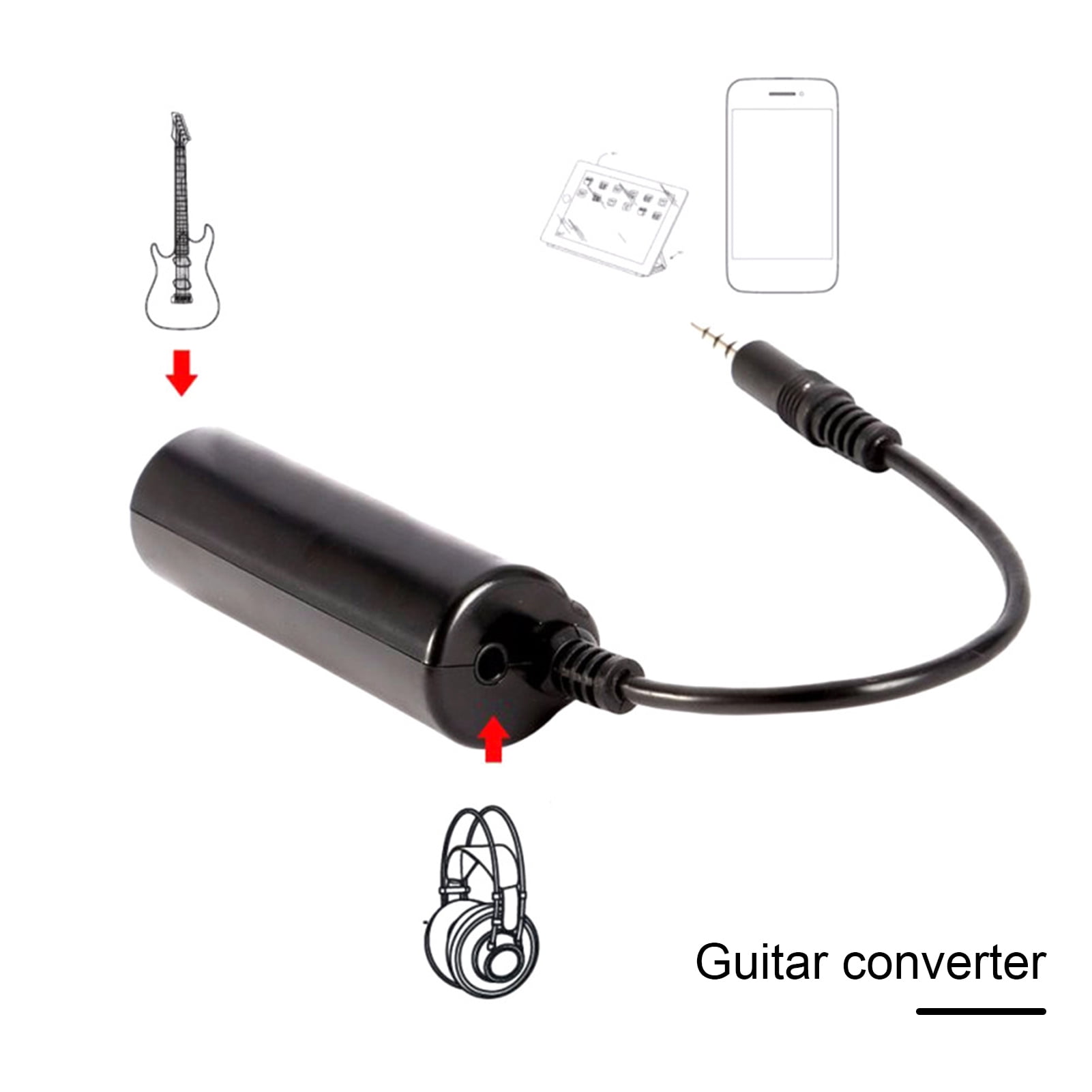 Sioweci Professional Guitar Interface I-Rig Converter Replacement ...