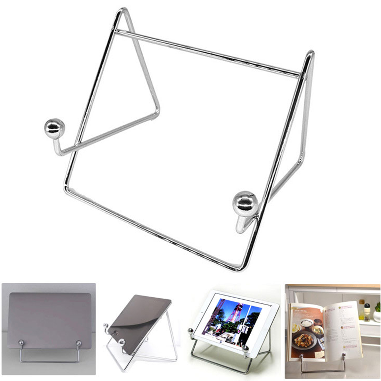 Sioweci Recipe Display Stand Rust-proof Anti-break High Hardness Hands ...