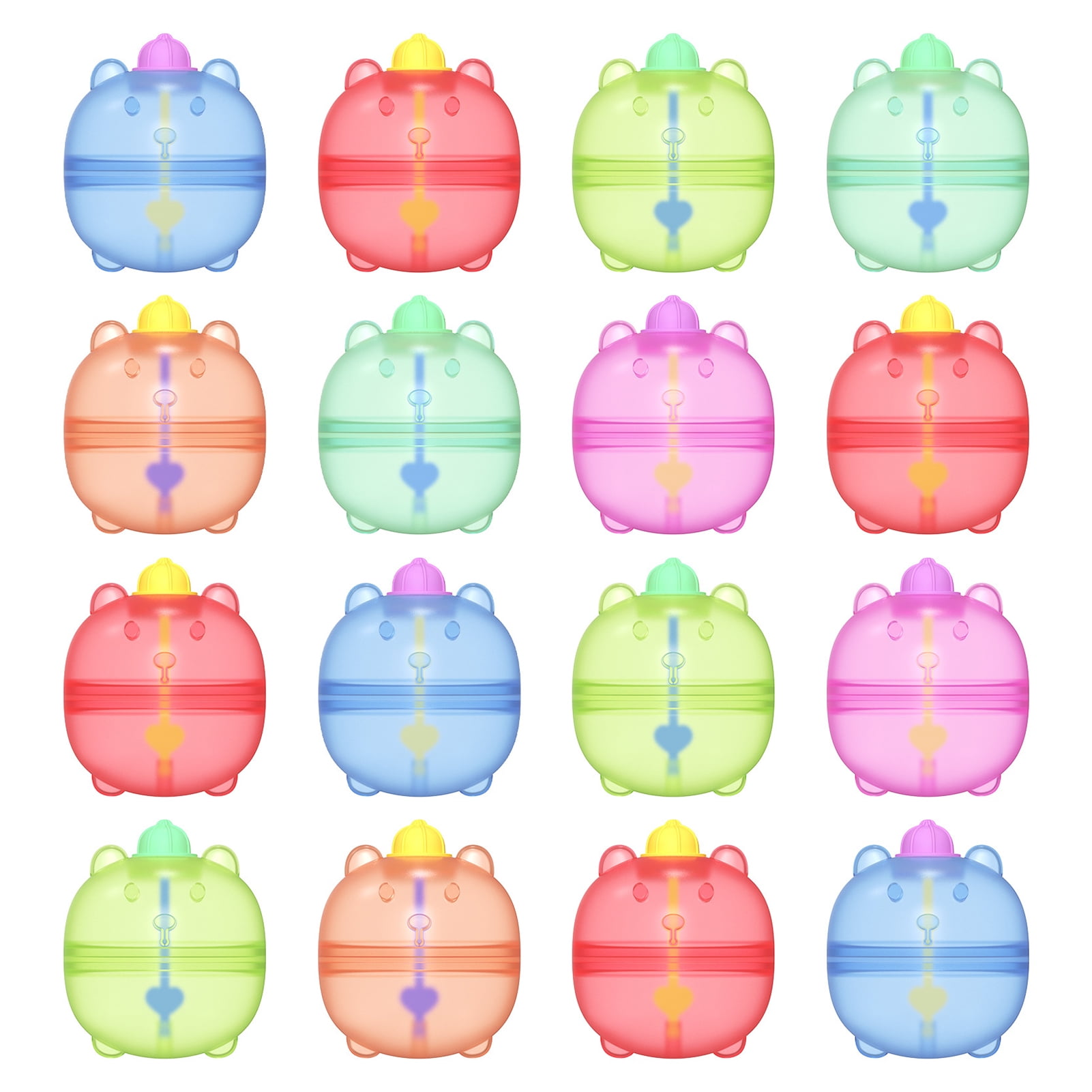 Sioweci Reusable Silicone Water Ball Refillable Bear Water Balloon ...