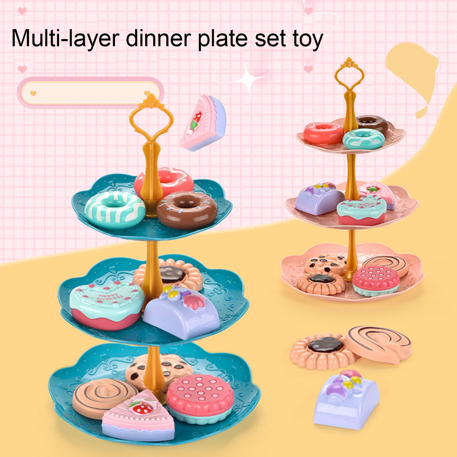 Sioweci Simulation Afternoon Tea Toy Interactive Realistic Mini Toddler ...