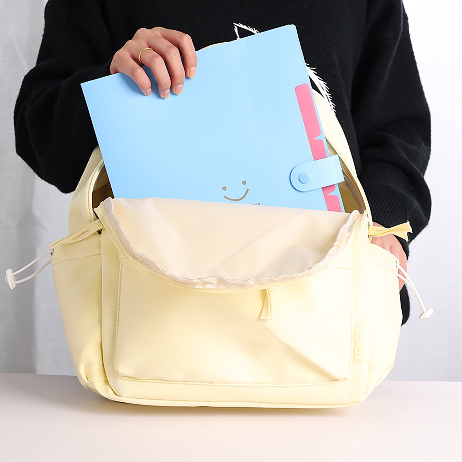 Sioweci Smile Face Design File Organizer A4 Size Document Filing Folder ...