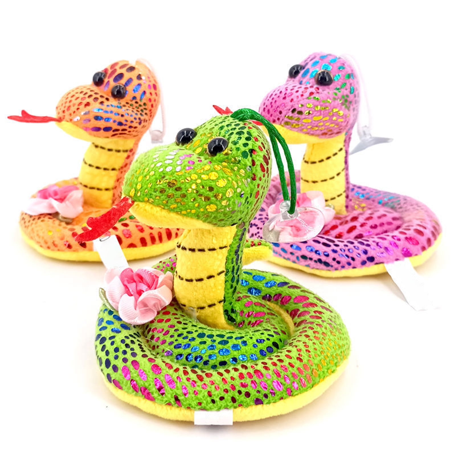 Sioweci Snake Plush Toy Pendant 3 Inch Stuffed Animal Plushies for ...