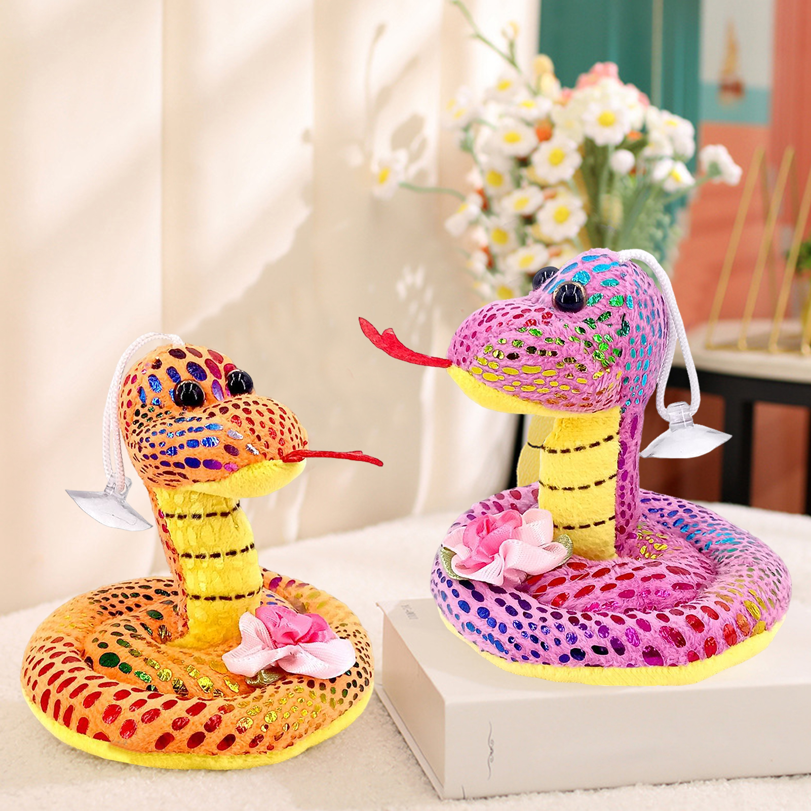 Sioweci Snake Plush Toy Pendant 3 Inch Stuffed Animal Plushies for ...