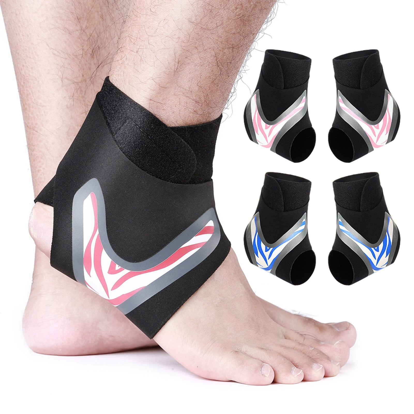Sioweci Sports Ankle Brace Breathable Adjustable Wrap High Elasticity ...