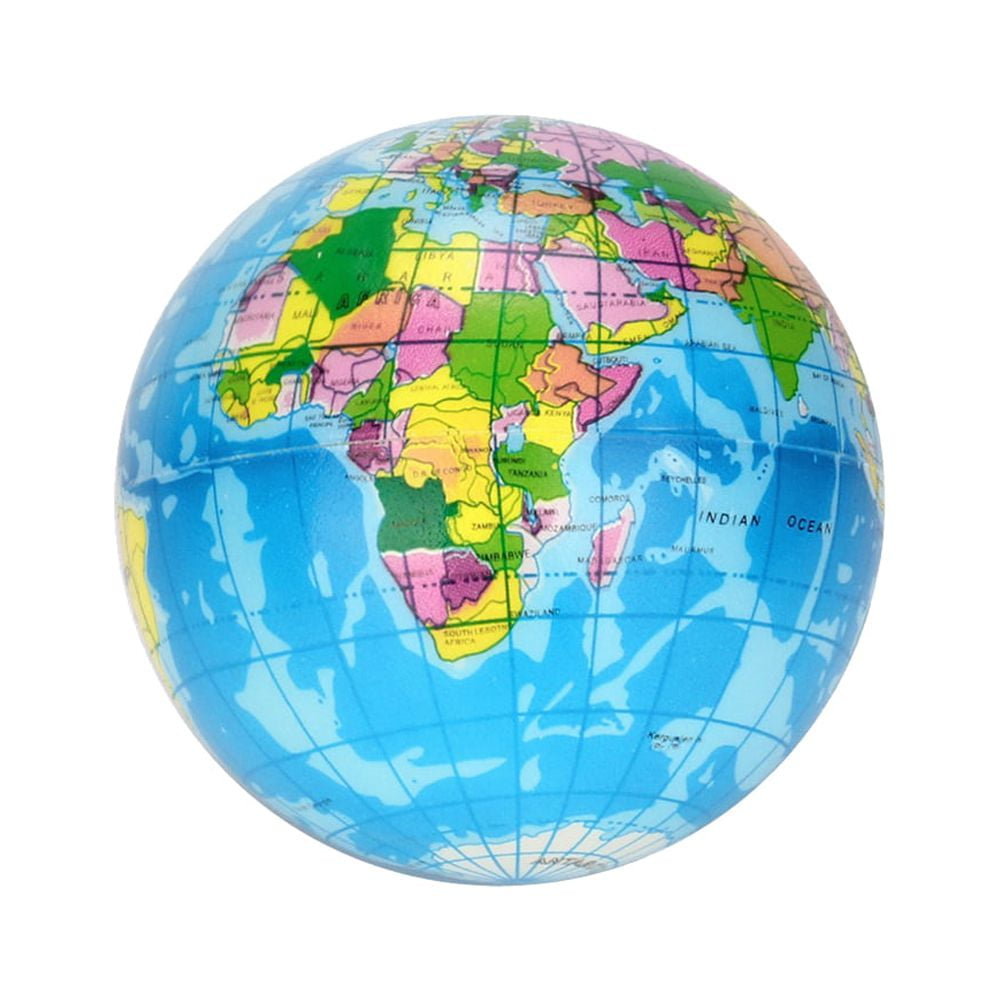 Sioweci Squishy Squeeze World Map Globe Palm Ball Slow Rising Stress ...