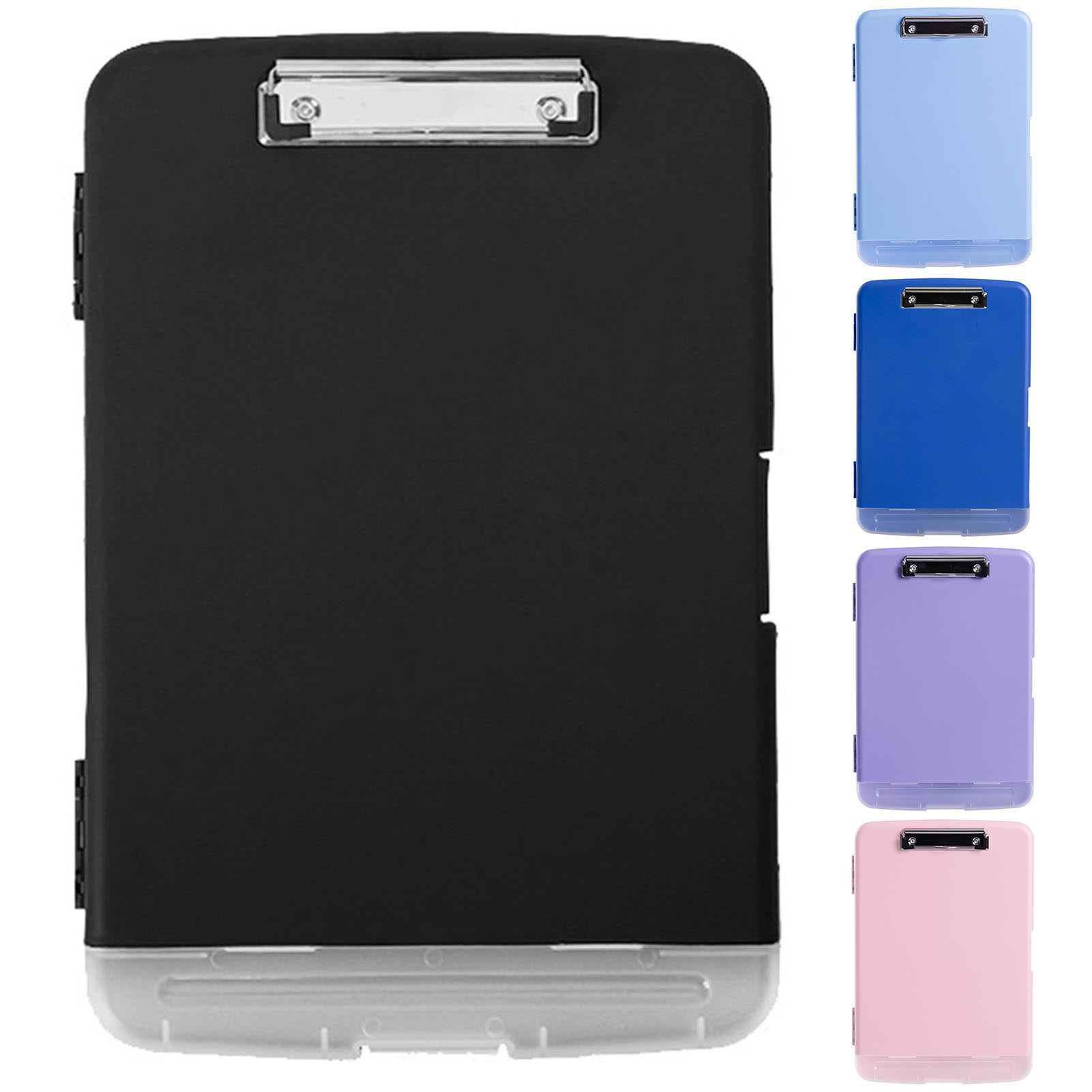 Sioweci Storage Clipboard Side Opening with Pen Holder Non-slip And ...