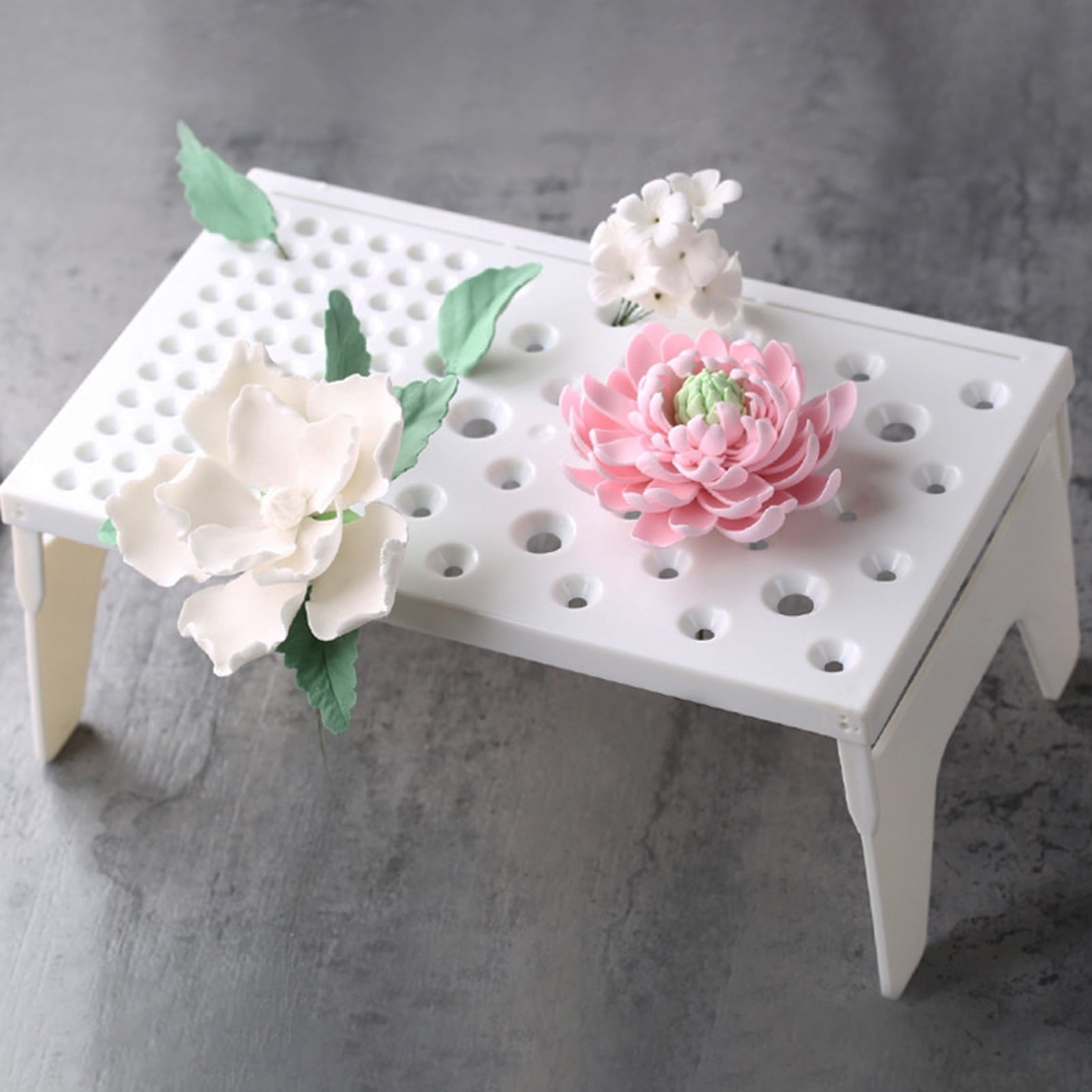 Sioweci Sugar Drying Rack Foldable Fine Hole Quick Dry DIY Fondant Cake ...