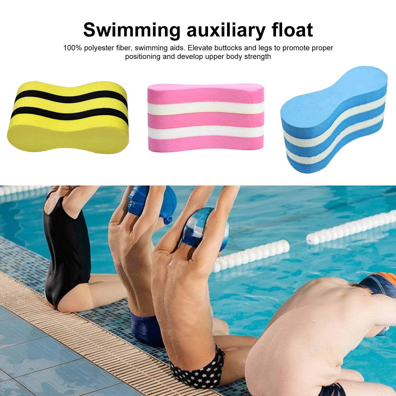 Sioweci Swim Training Pull Buoy EVA Pull Buoy Leg Float Board Pool ...