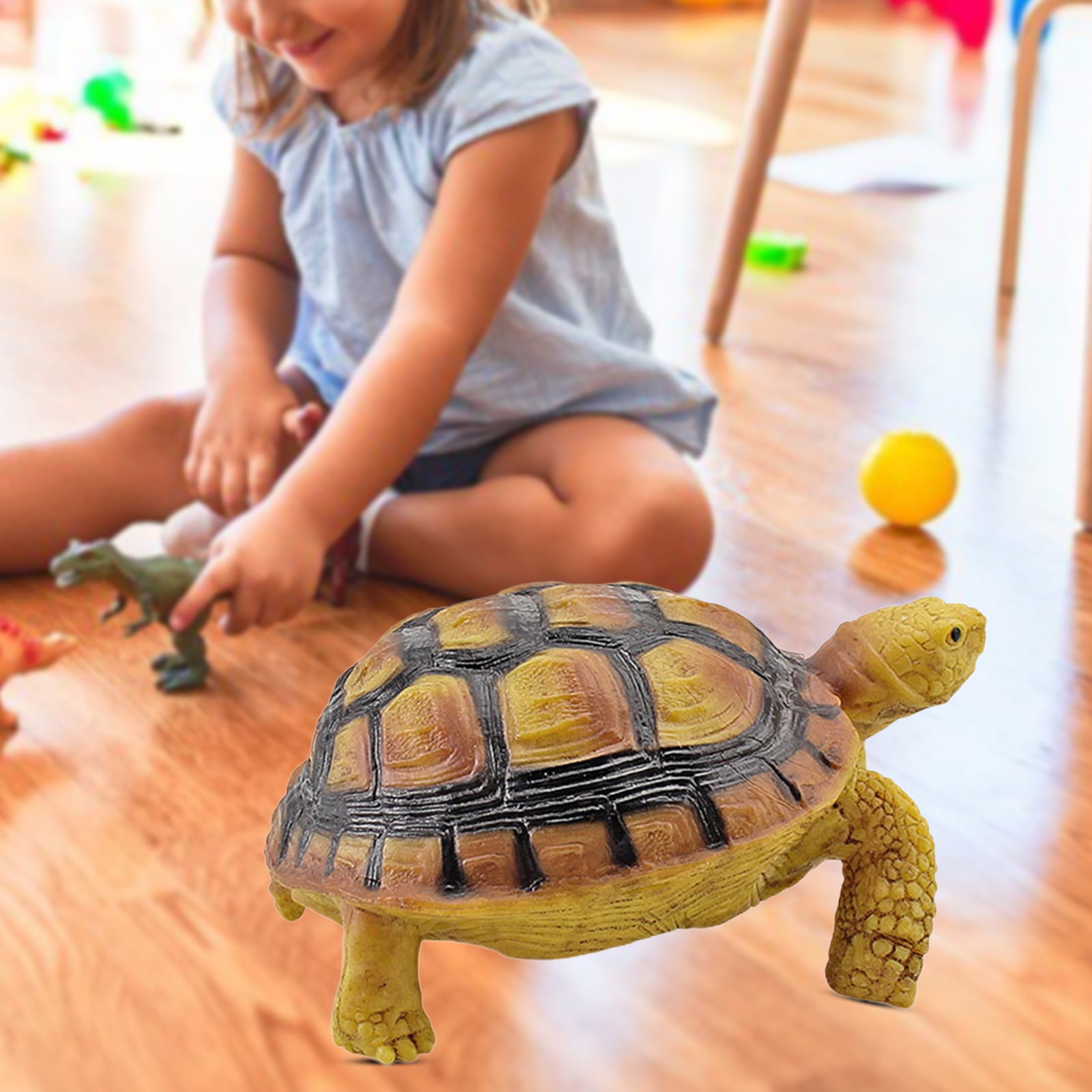 Sioweci Turtle Cognitive Toys Adorable Delicate Plastic Galapagos ...