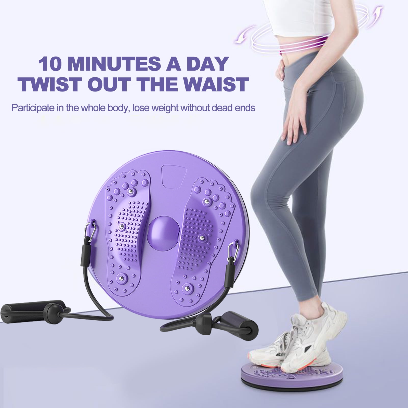 Sioweci Waist Twist Board Waist Foot Massage Waist Twister Abdominal ...