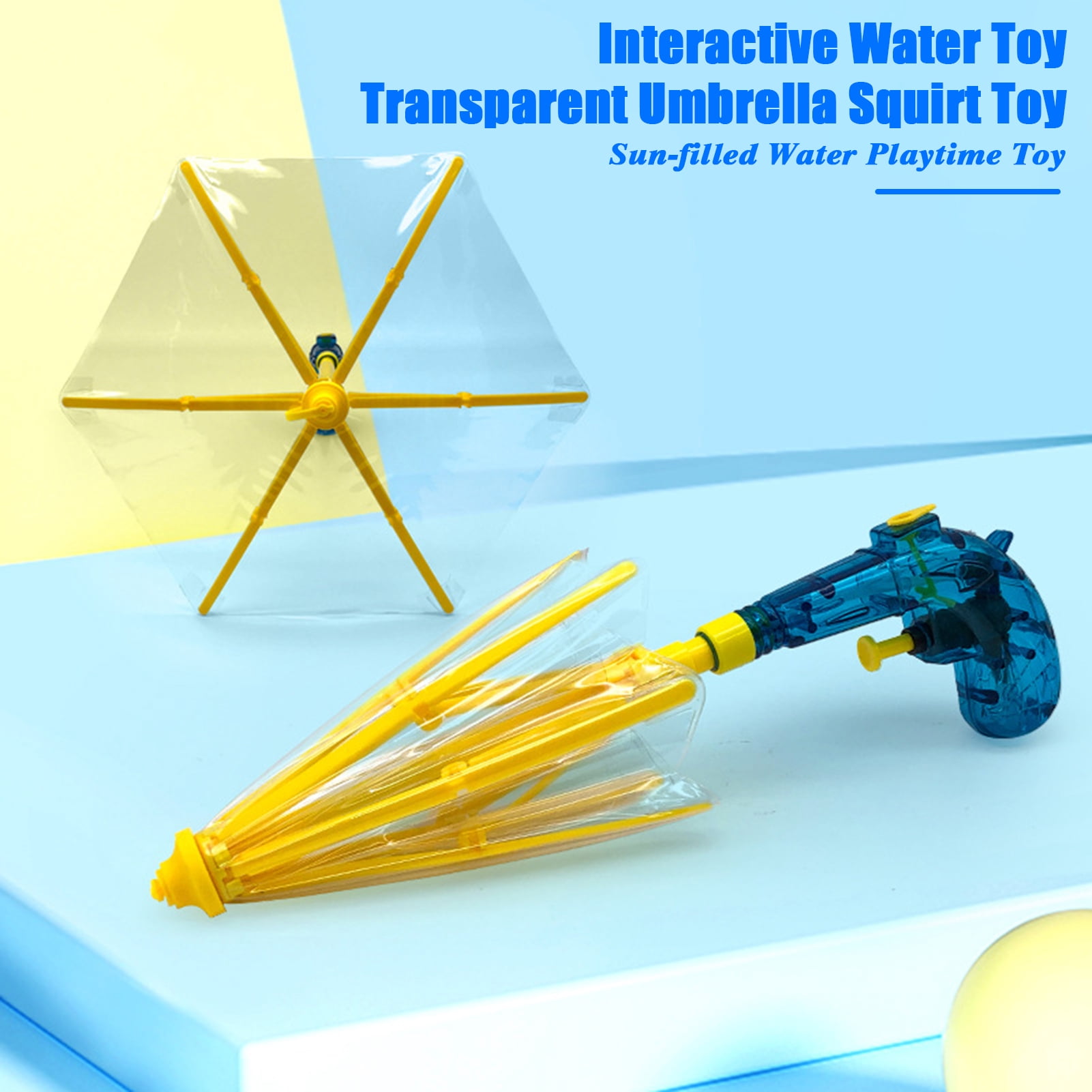 Sioweci Water Squirt Toy Umbrella Design Outdoor Water Play Toys for ...