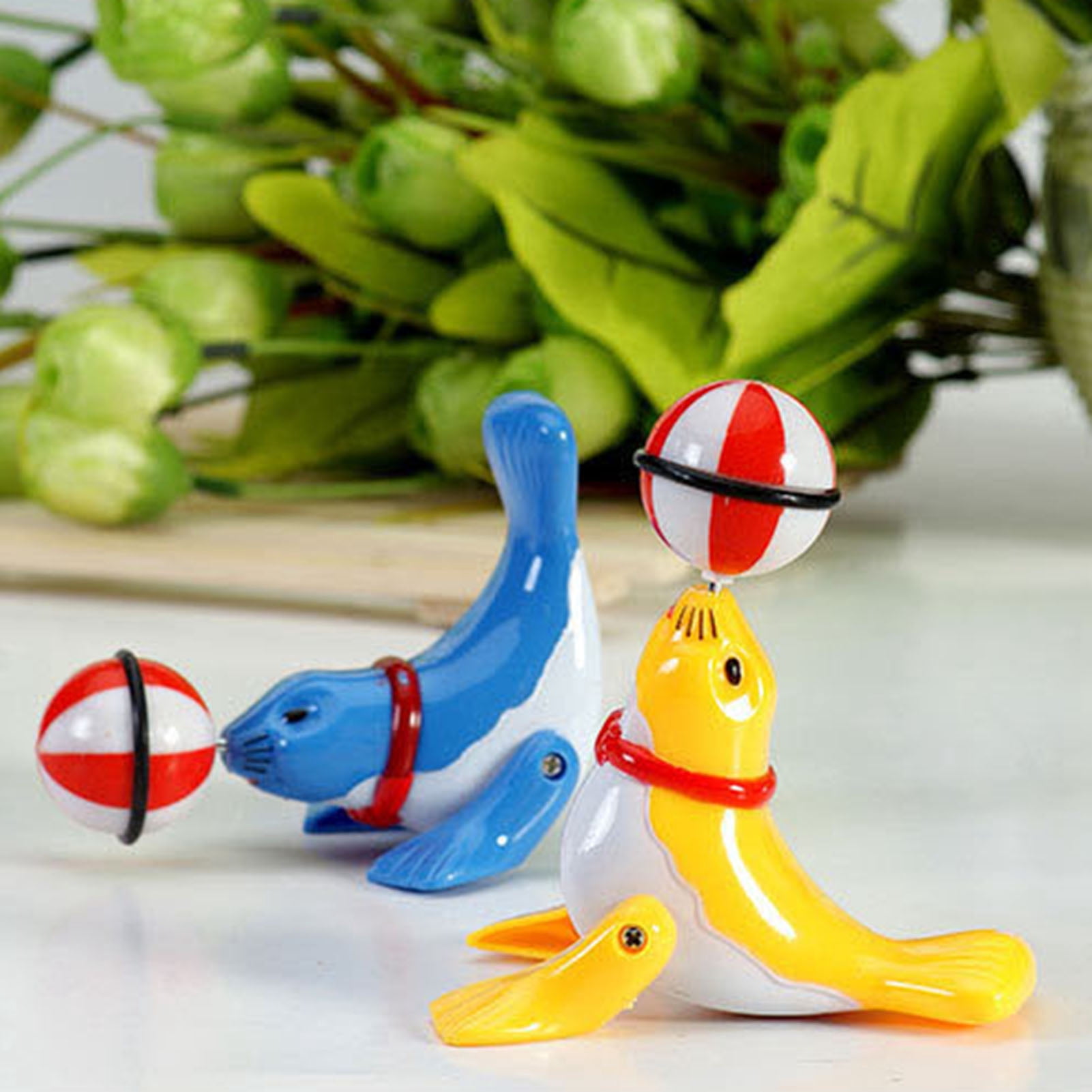 Sioweci Wind-up Toy Interactive Kids Wind-up Seal Toy No Batteries ...