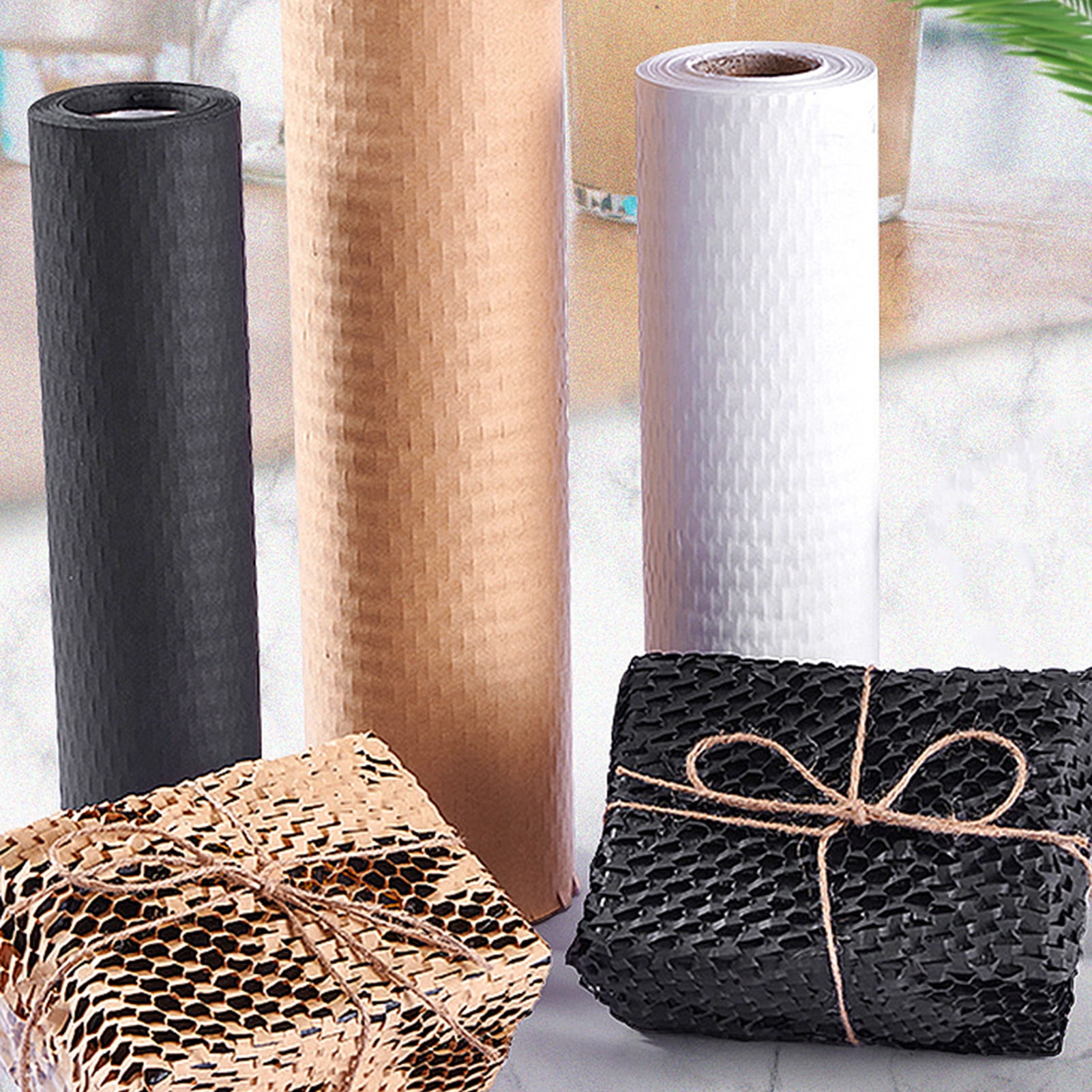 Sioweci Wrapping Paper Shock-proof Anti-scratch Recyclable Kraft Paper ...