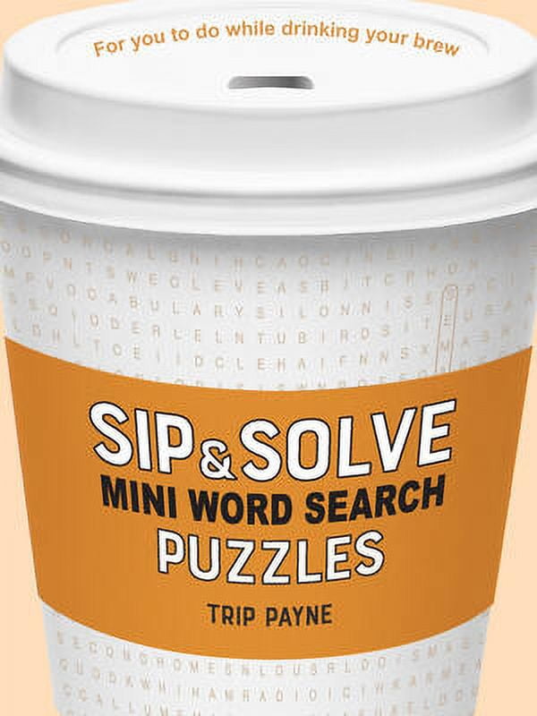 Sip & Solve Mini Word Search Puzzles - Walmart.com