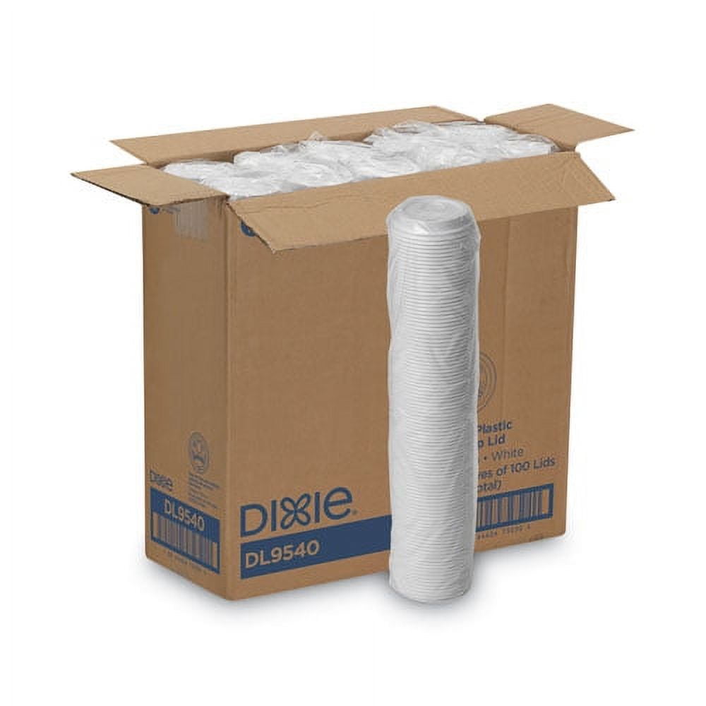 Sip-Through Dome Hot Drink Lids, Fits 10 Oz Cups, White, 100/pack, 10 ...