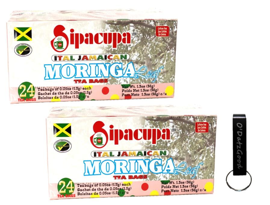 Sipacupa Moringa Tea 24 Tea Bags (36g) Pack of 2 Packaged w/ ODatzGood ...