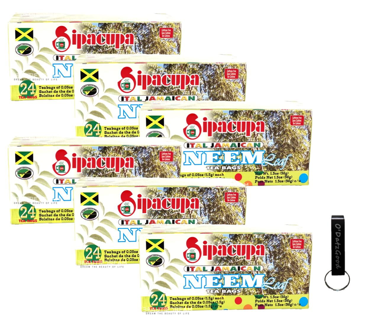 Sipacupa Neem Tea 24 Tea Bags (36g) Pack of 6 Packaged w/ ODatzGood ...